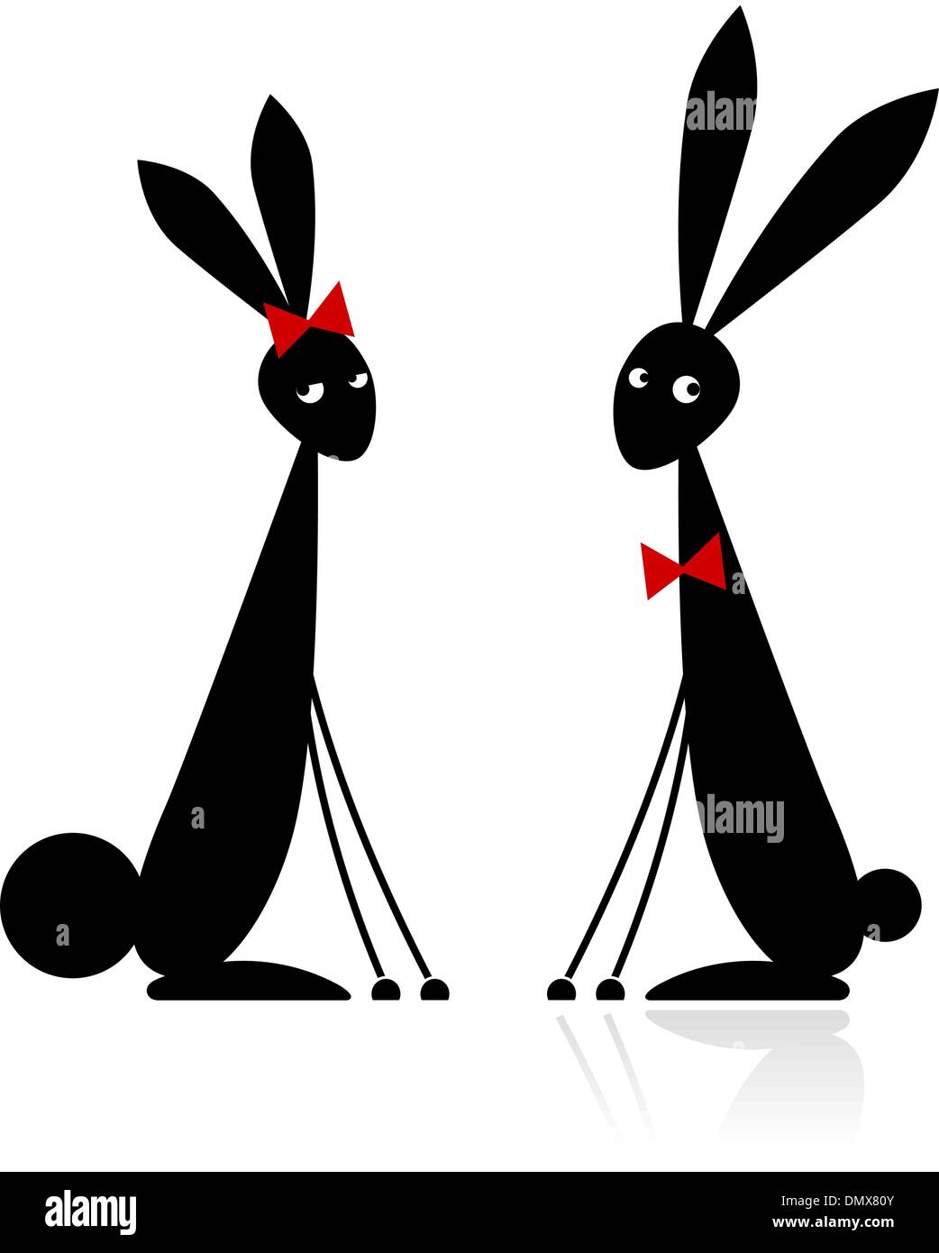 Drawing couple black vector Cut Out Stock Images & Pictures - Alamy