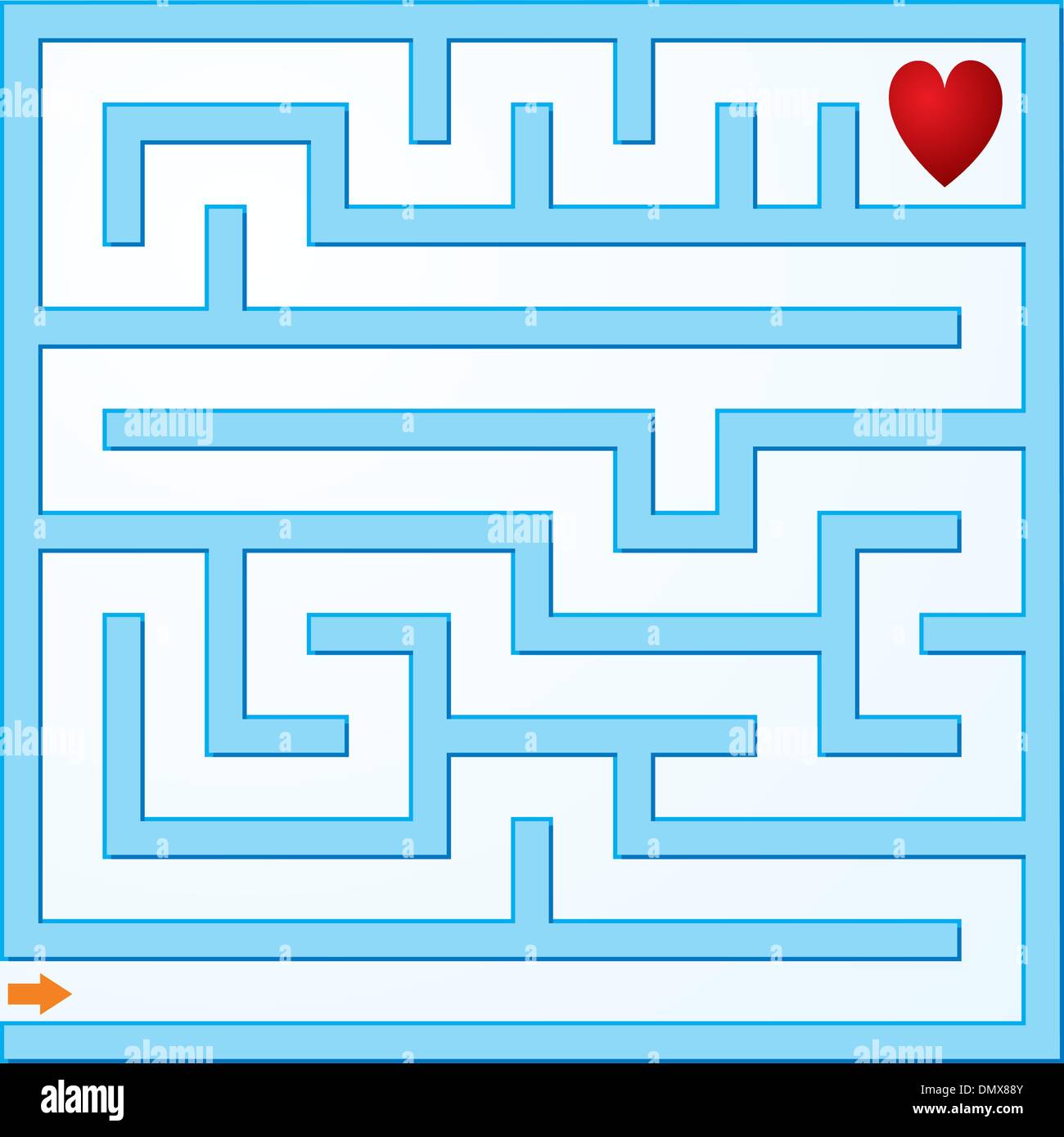 Confused maze Stock Vector Images - Alamy