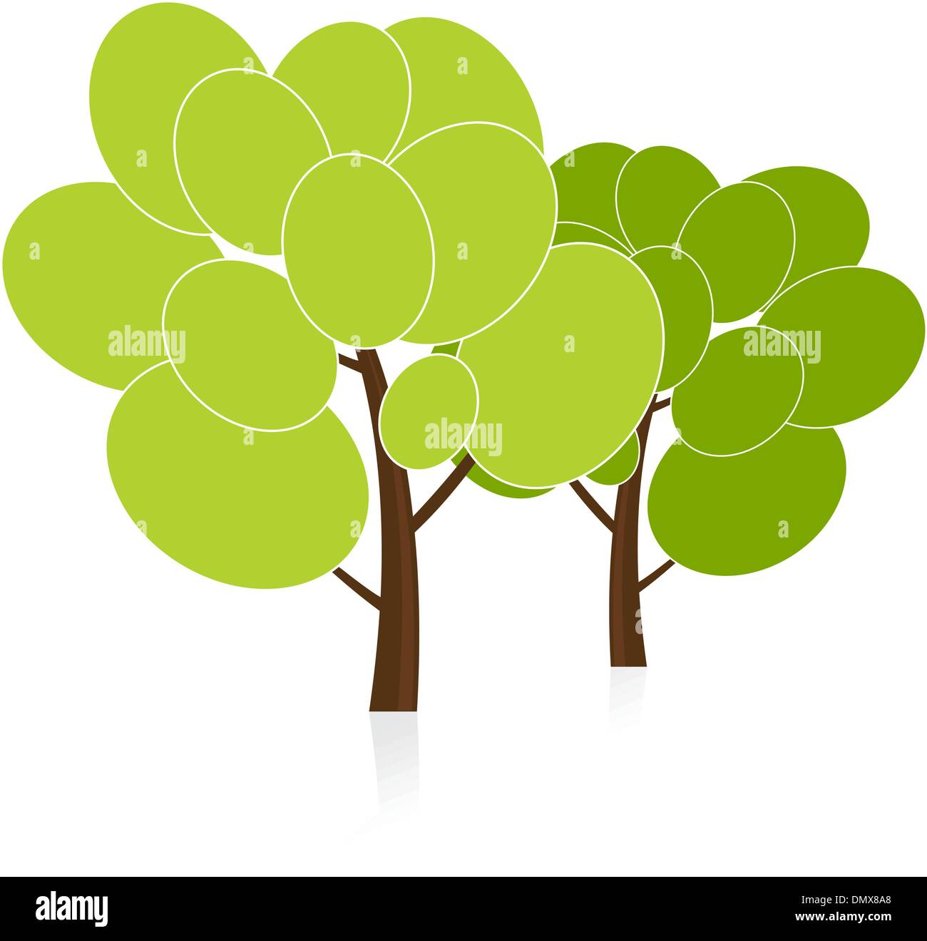 Vector trees Stock Vector Images - Alamy