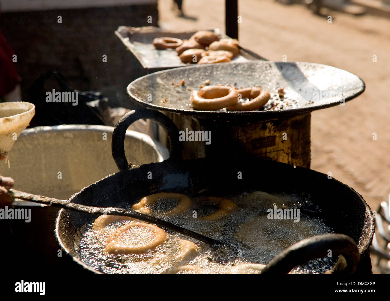 Fried Food Stall, Bhaktapur, Nepal Stock Photo - Alamy