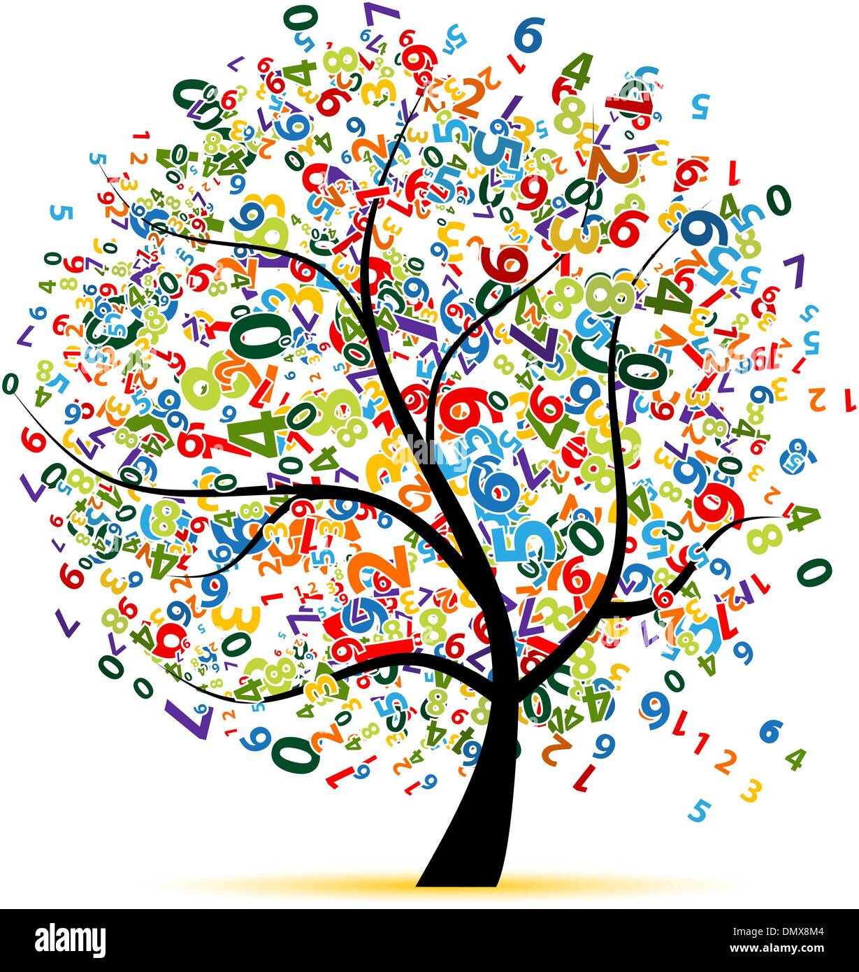 Digital tree for your design Stock Vector Image & Art - Alamy