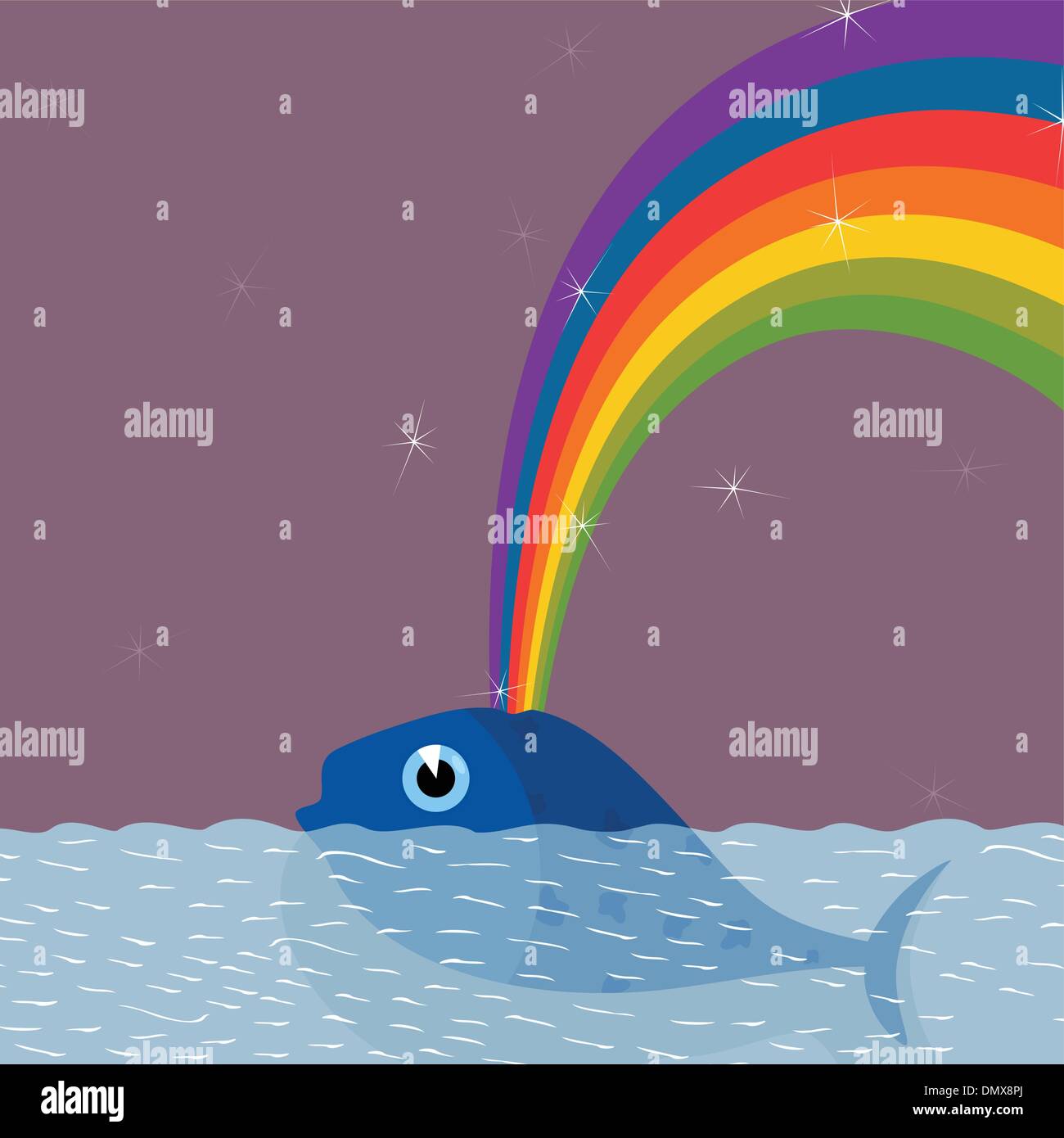 Whale rainbow hi-res stock photography and images - Alamy