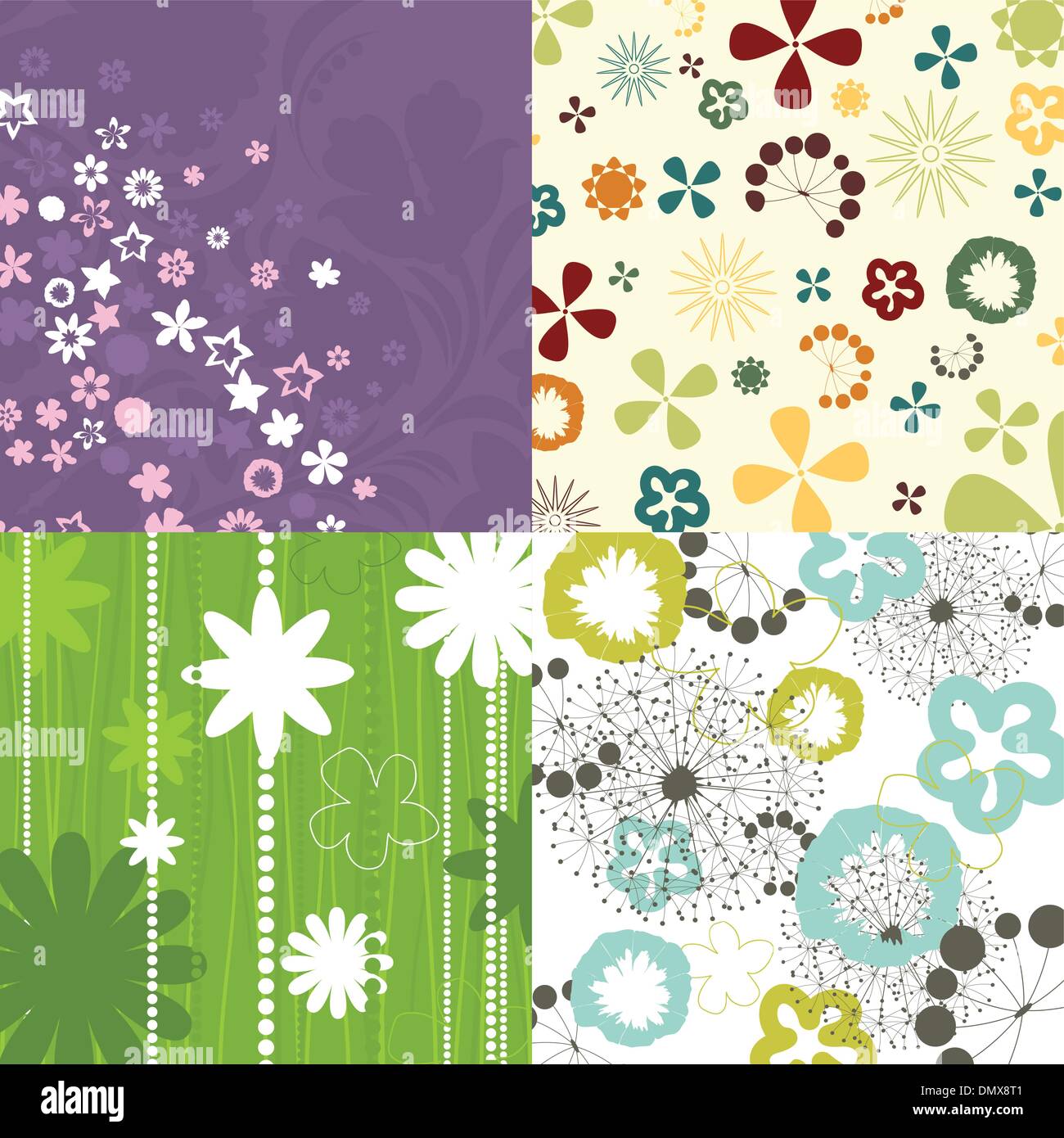 Structure of flower Stock Vector Images - Alamy
