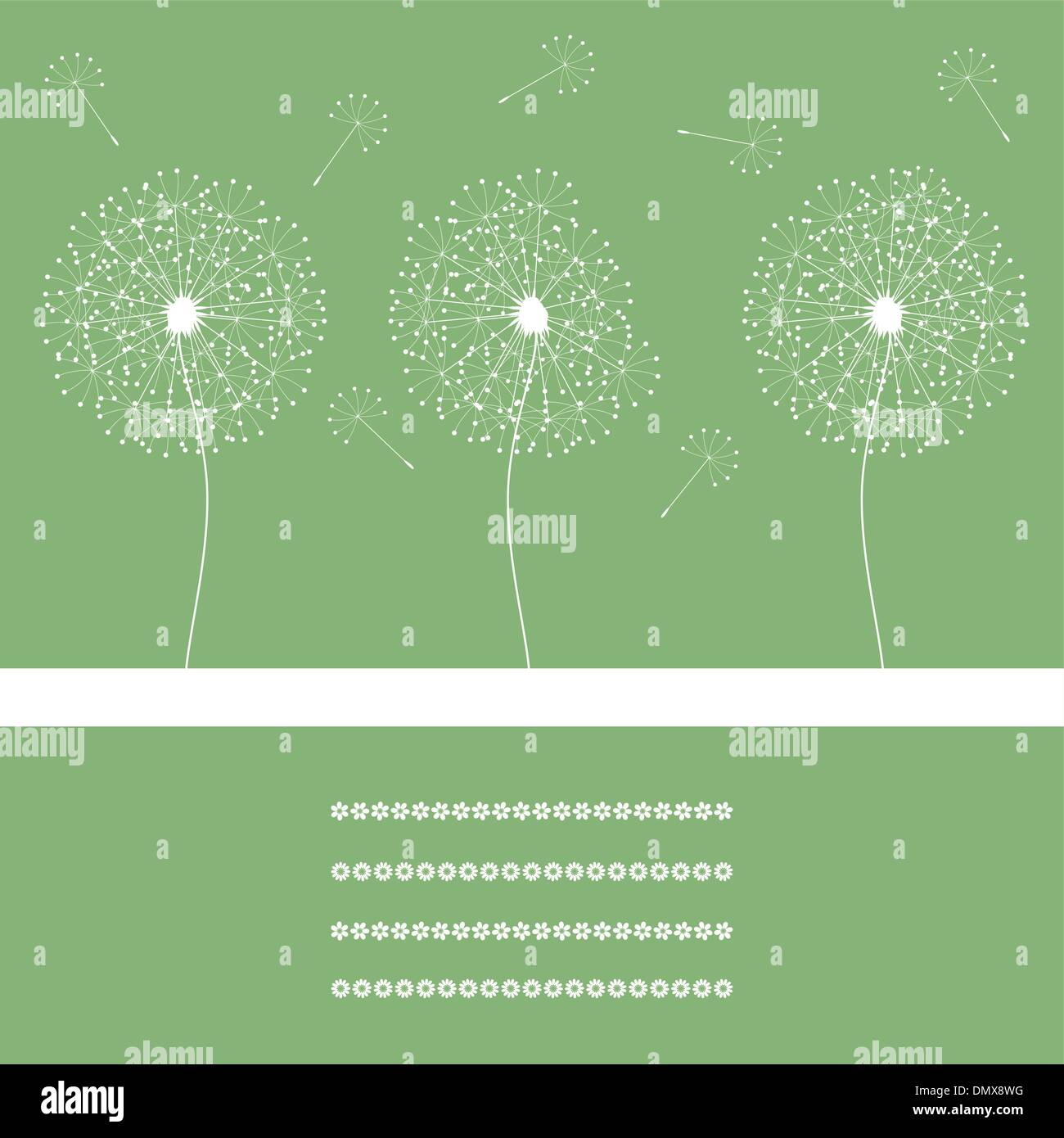 Blowing flowers Stock Vector Images - Alamy