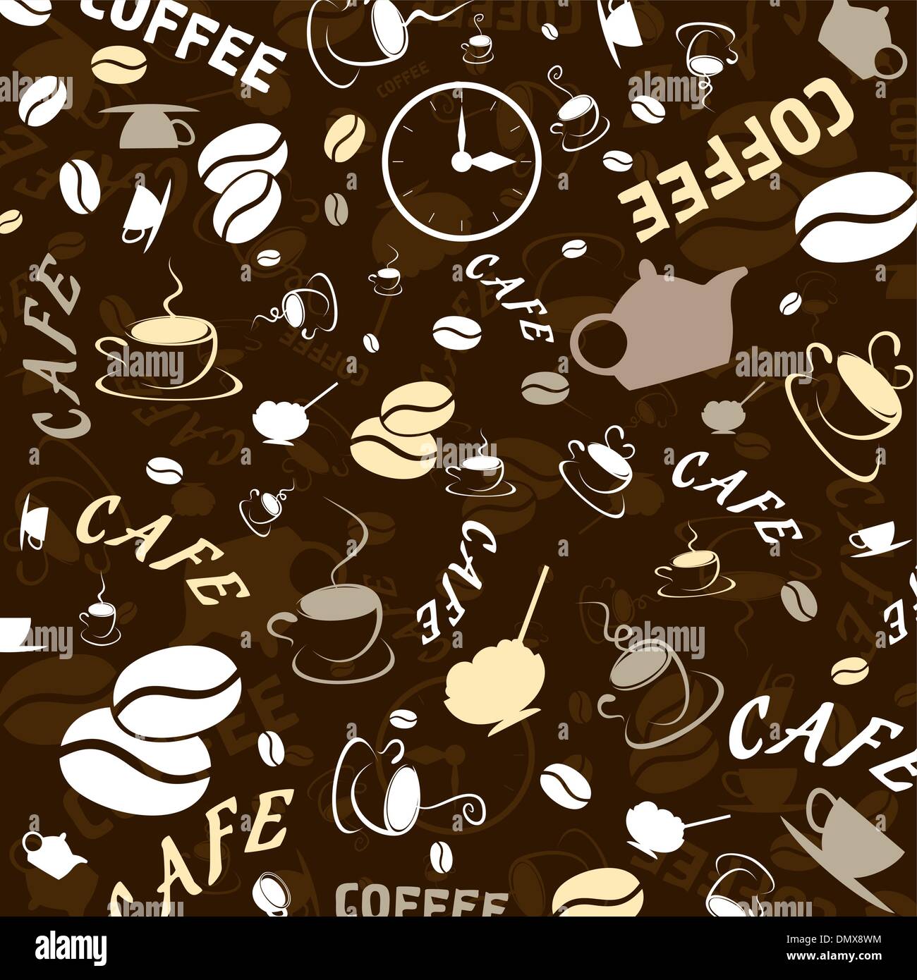 Coffee shop background Stock Vector Images - Alamy