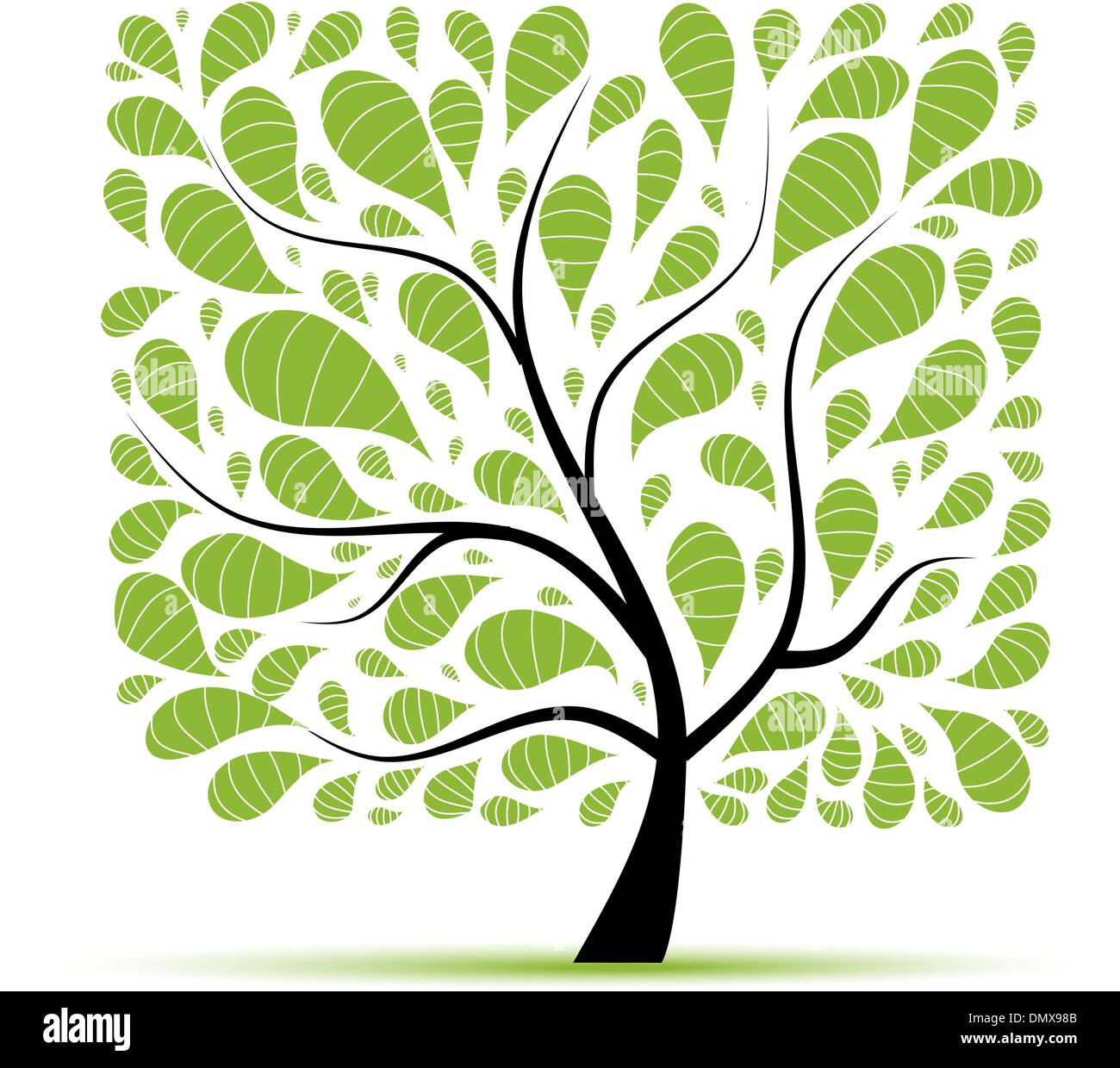 Art tree beautiful for your design Stock Vector Image & Art - Alamy