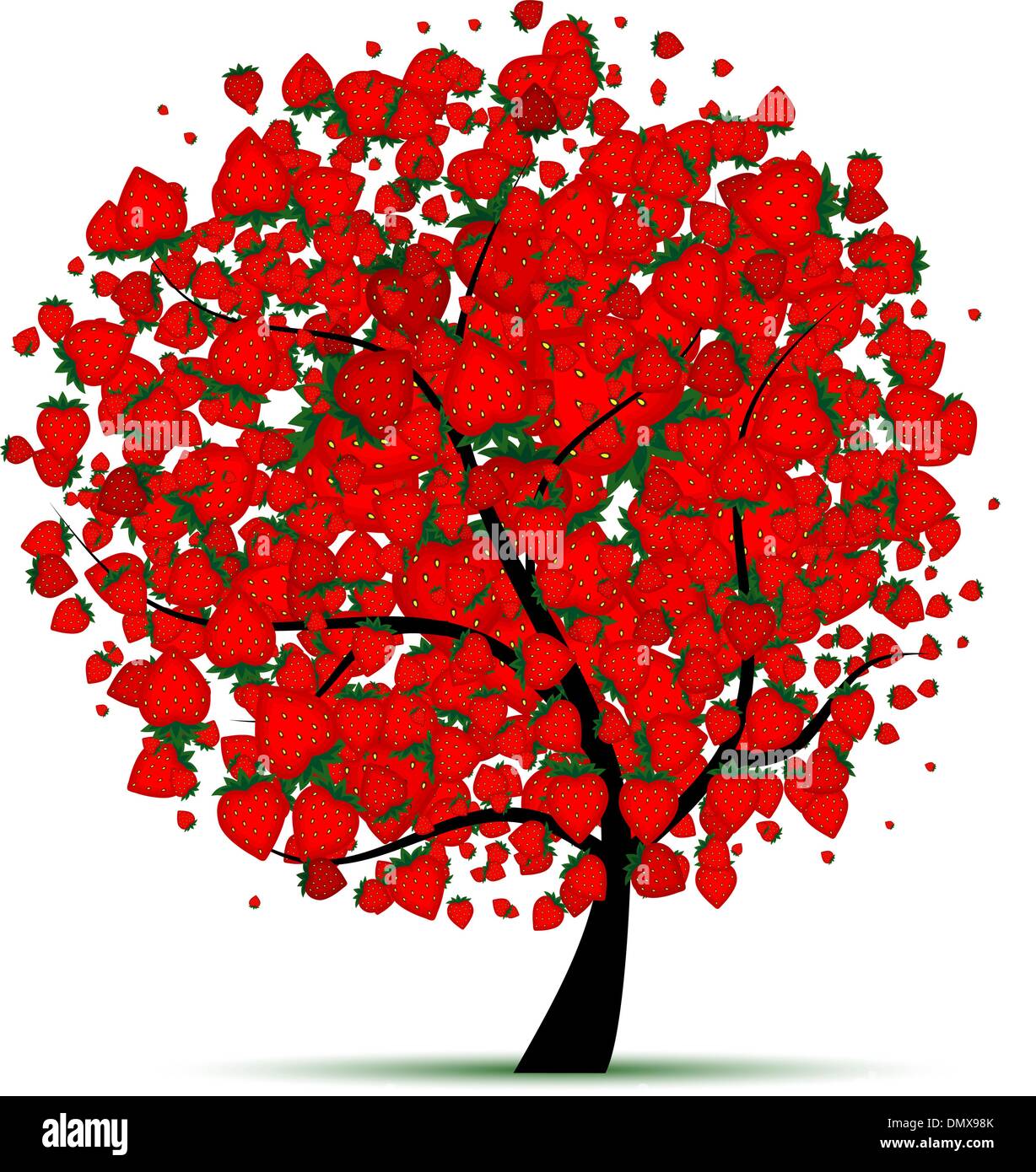 Energy strawberry tree for your design Stock Vector Image & Art - Alamy