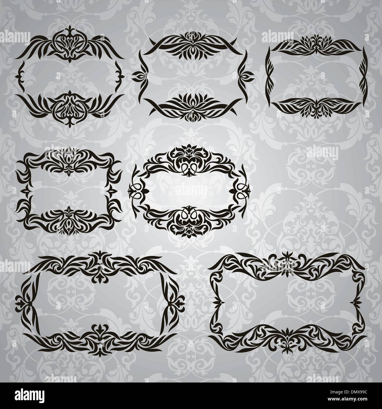 Vintage frames Stock Vector Images - Alamy