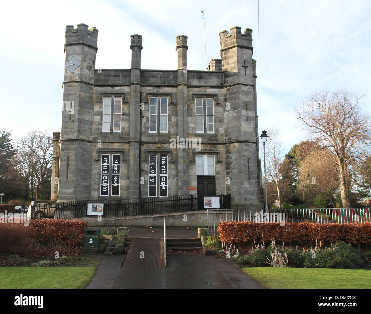Exterior of St Andrews Museum Scotland December 2013 Stock Photo - Alamy