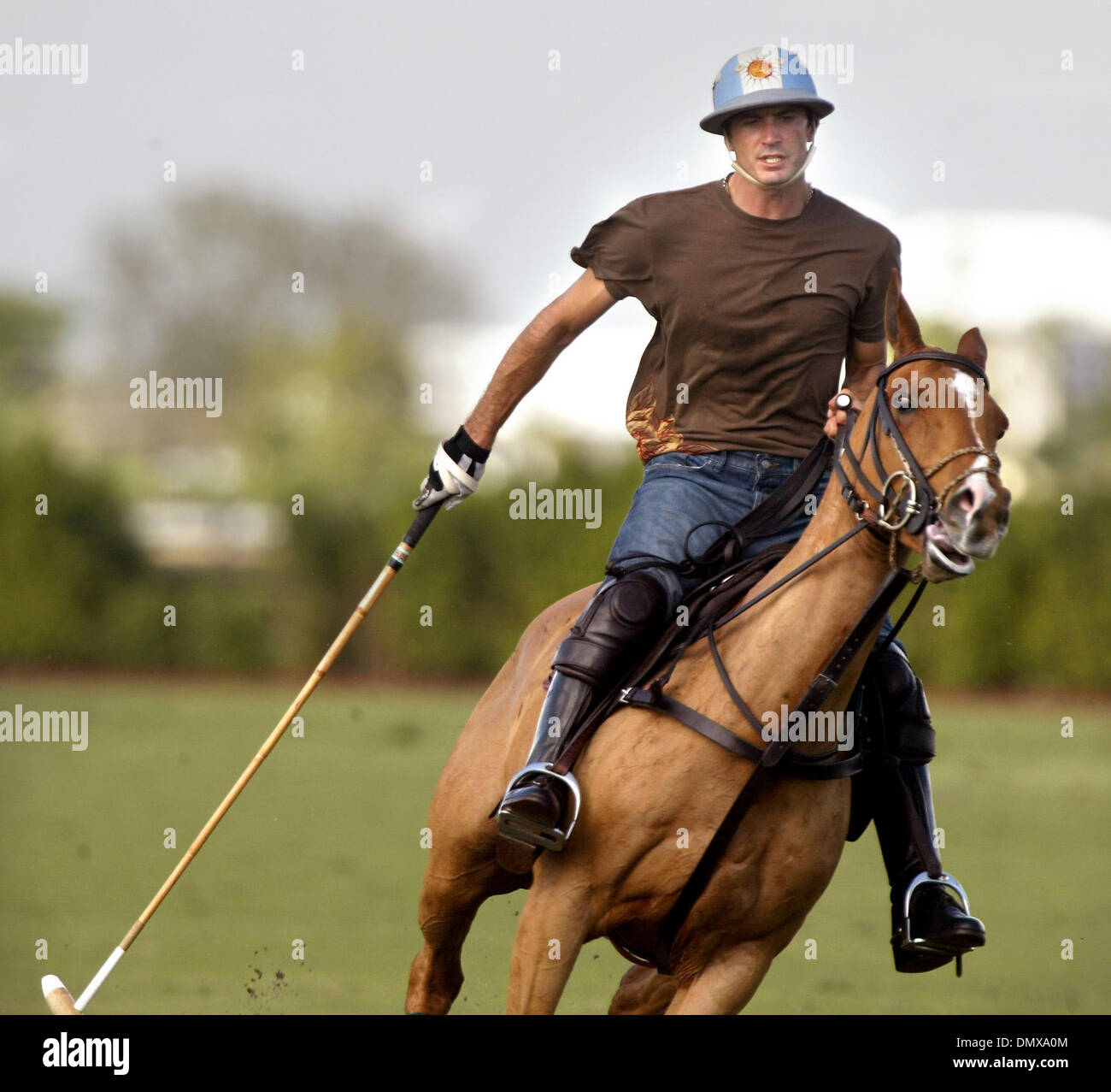 Jan 12, 2006; Wellington, FL, USA; Adolfo Canbiaso during a practice ...