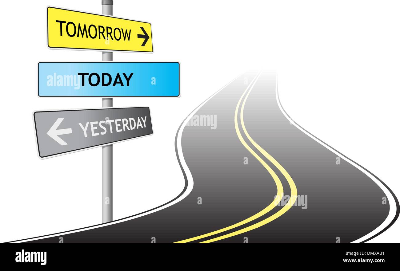 Road signs Stock Vector Images - Alamy