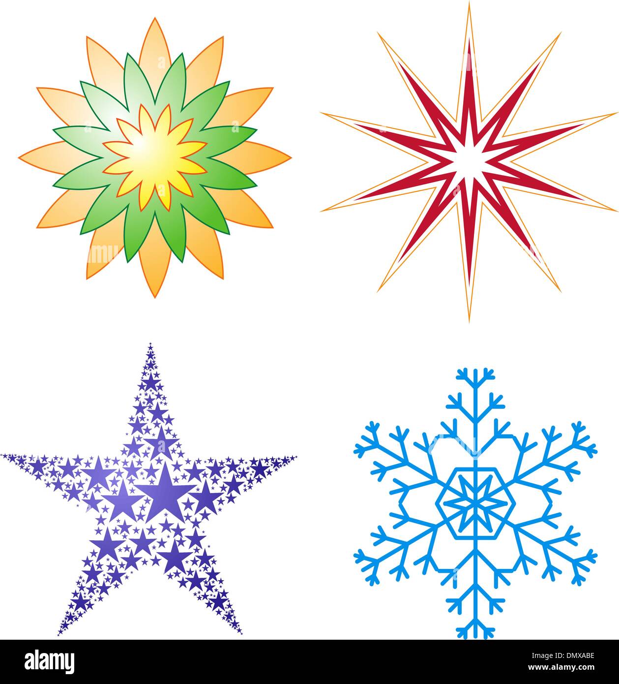Stars beautiful Stock Vector Images - Alamy