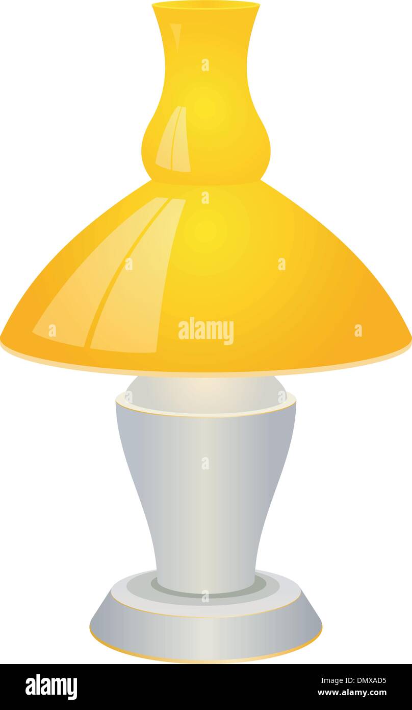 Illustration of a table lamp. EPS10 Stock Vector Image & Art - Alamy