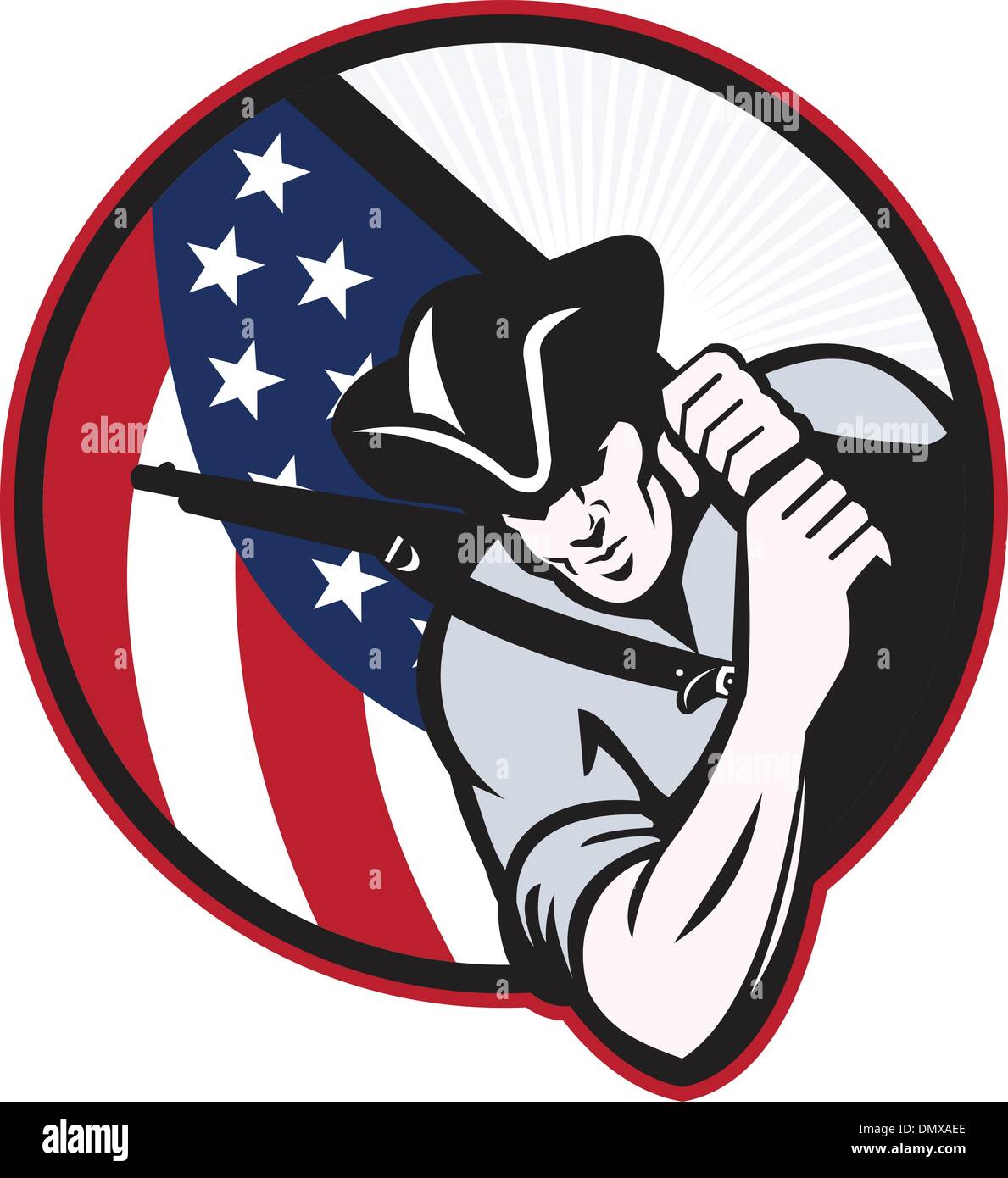 American Patriot Minuteman Flag High Resolution Stock Photography and ...