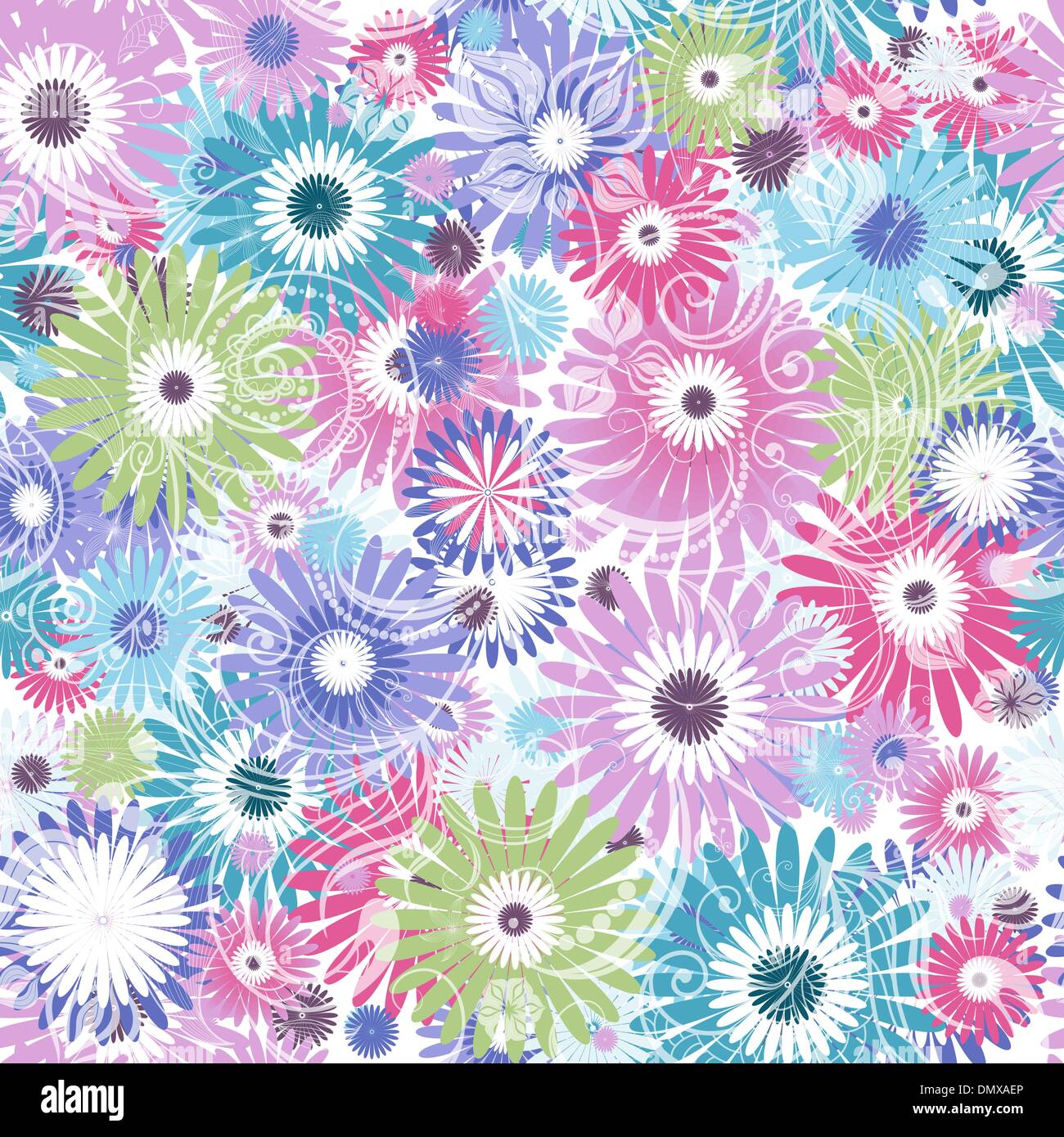 Floral pastel illustration Stock Vector Images - Alamy