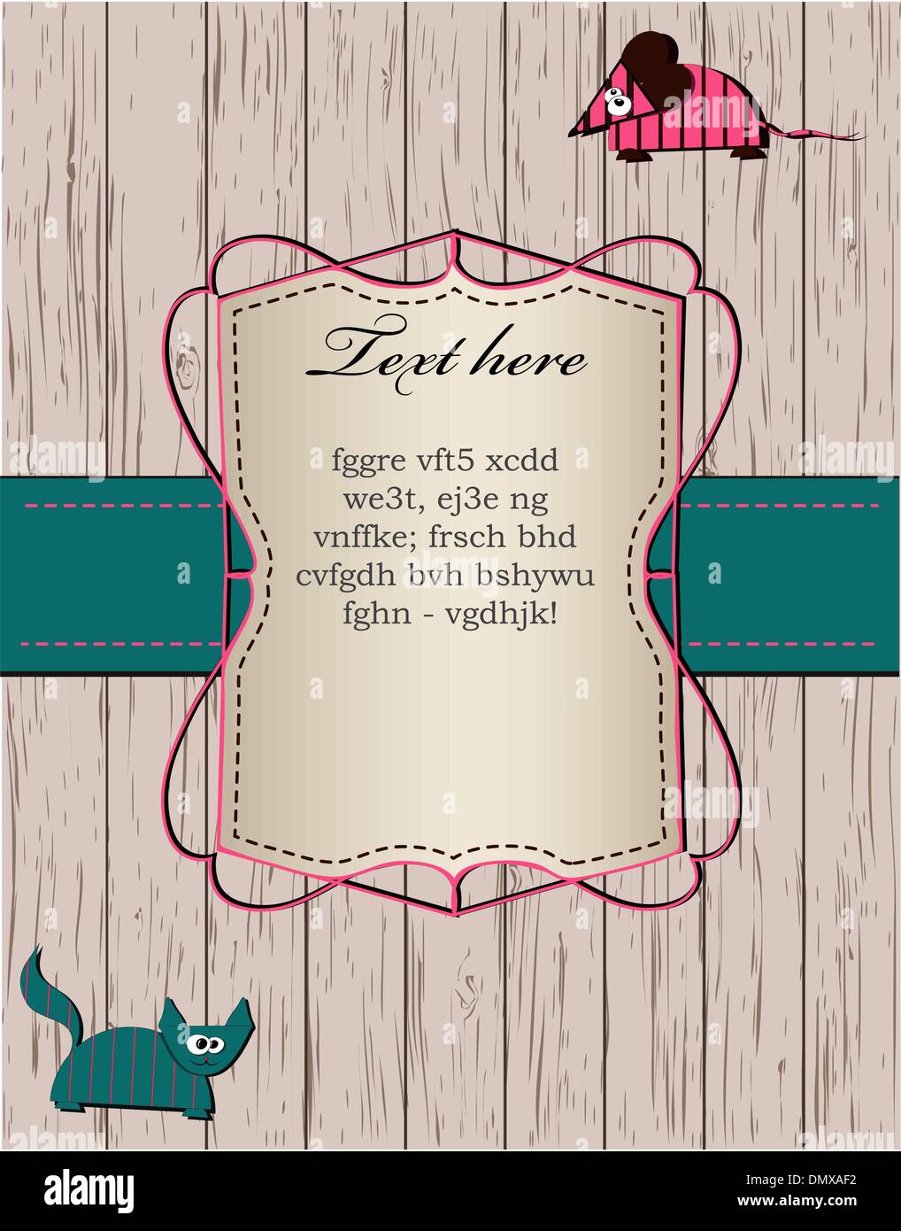 Mouse postcard Stock Vector Images - Alamy