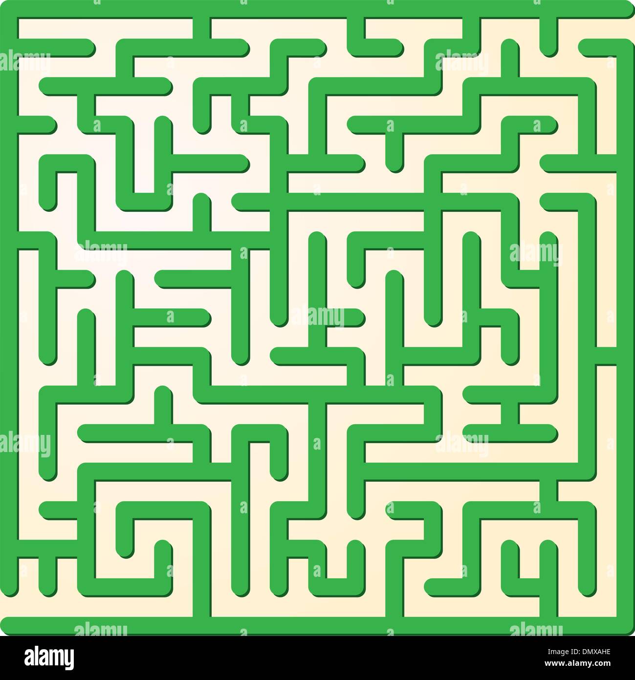 Green maze Stock Vector Images - Alamy