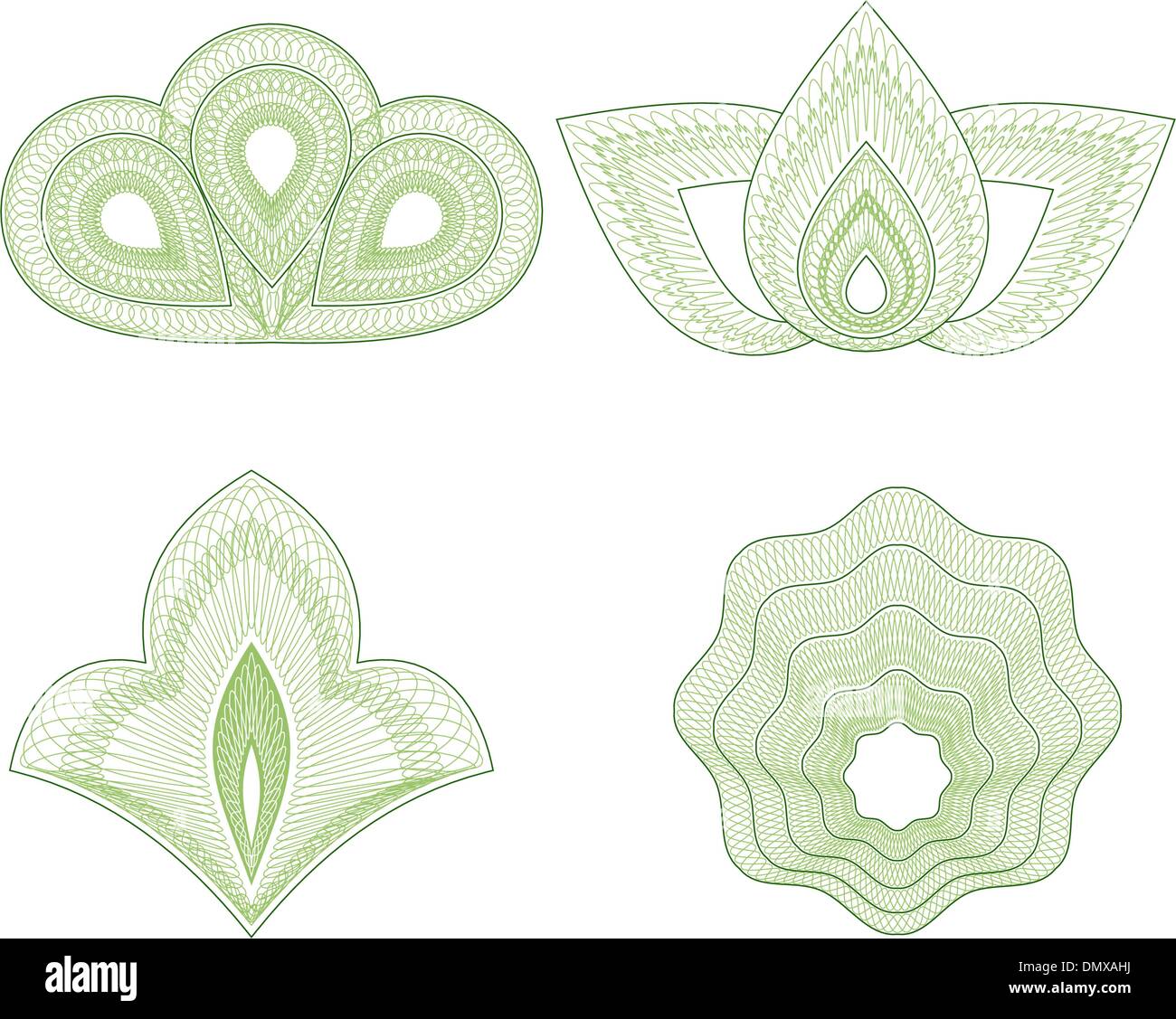Guilloche mandala Stock Vector Images - Alamy