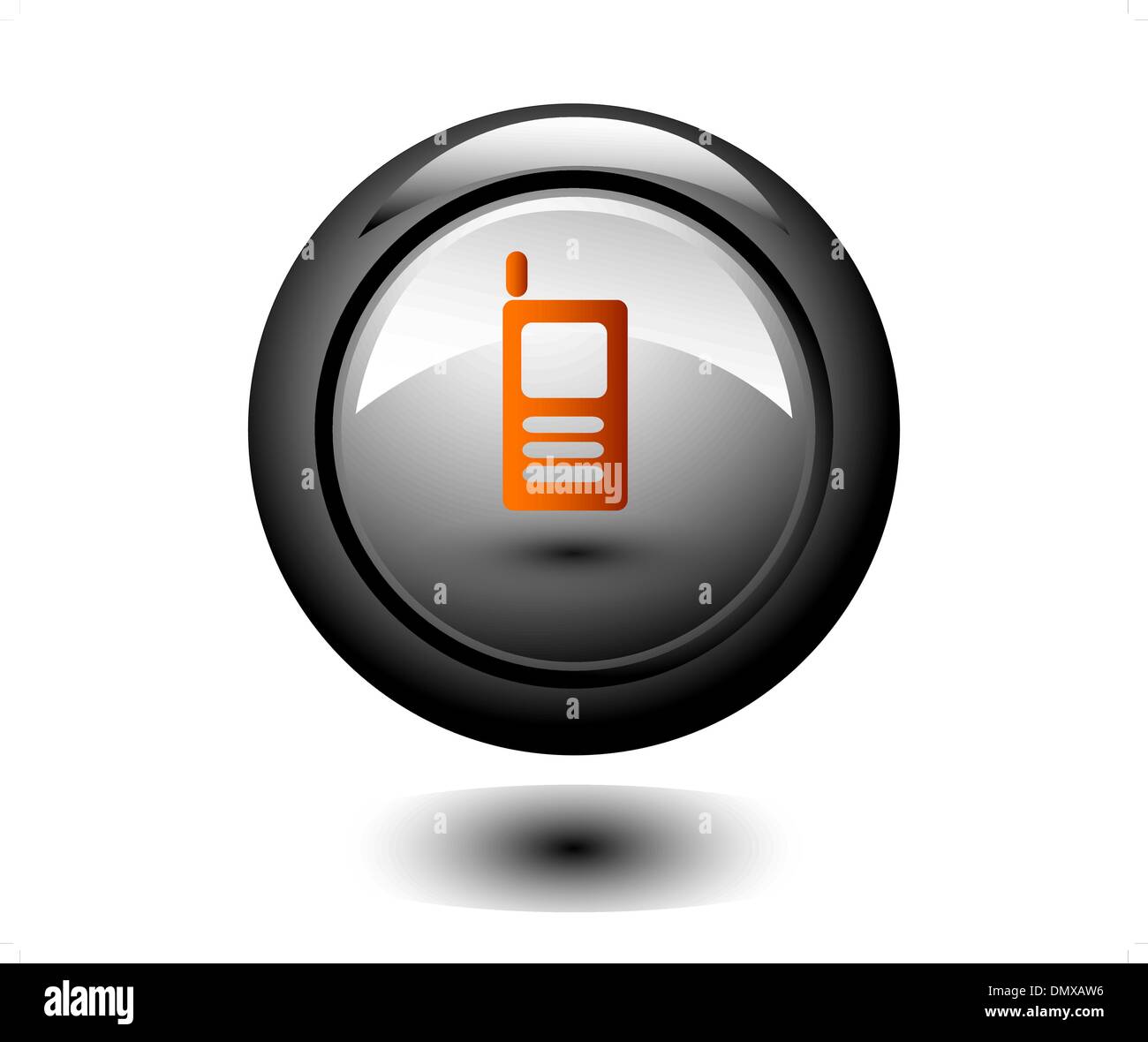 Button phone Stock Vector Images - Alamy