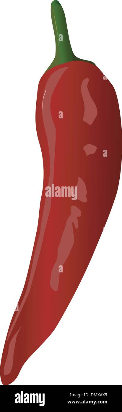 Vector red pepper Stock Vector Image & Art - Alamy