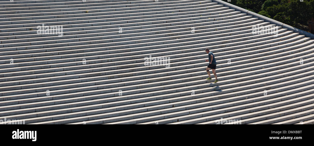 Stair climbing exercise hi-res stock photography and images - Alamy