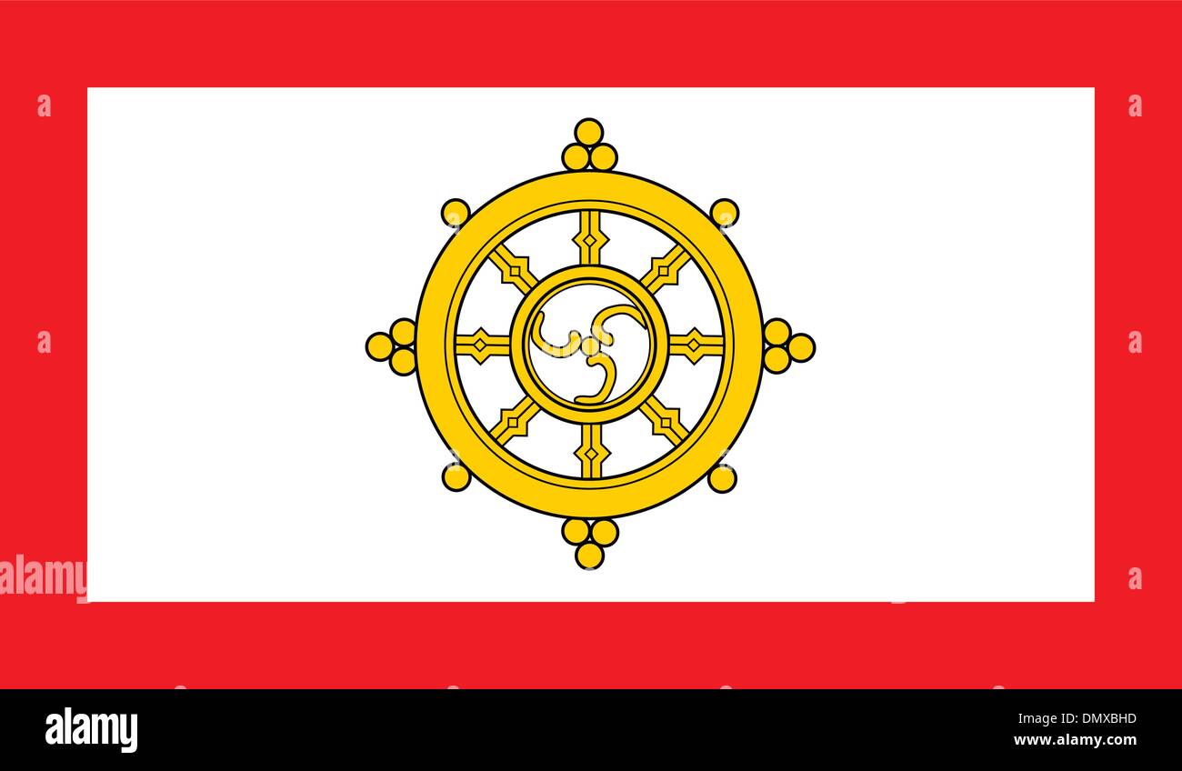 Sikkim flag hi-res stock photography and images - Alamy