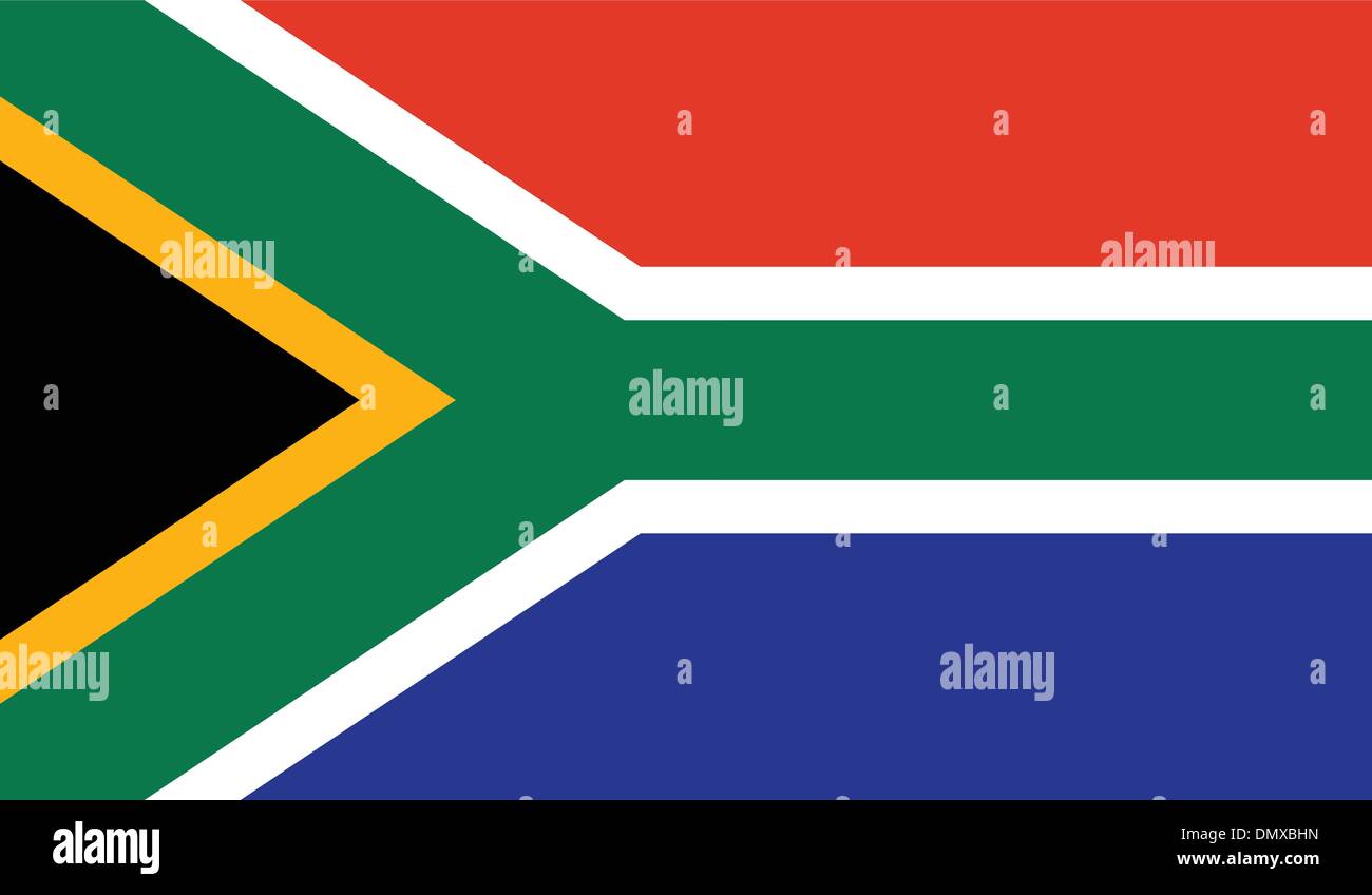 Republic south africa flag banner Stock Vector Images - Alamy