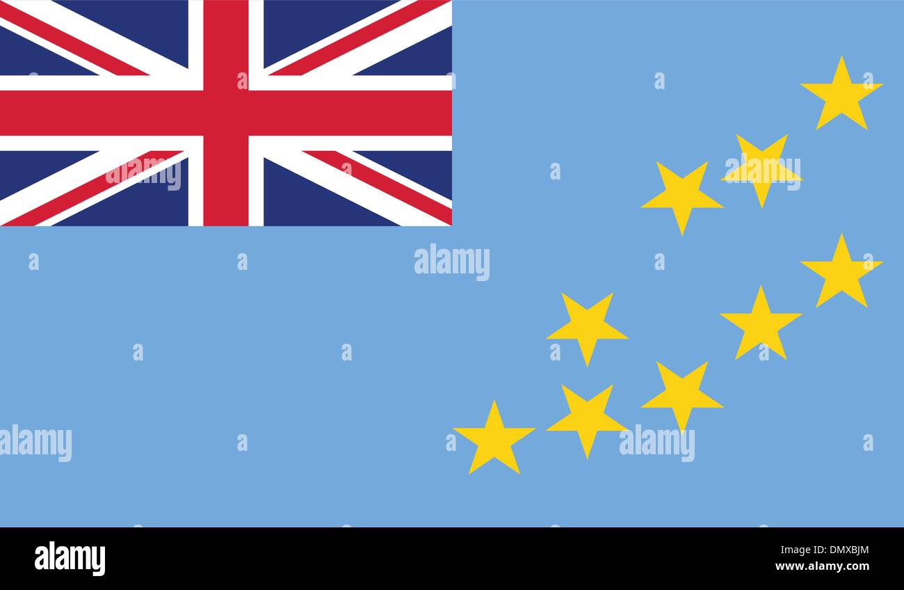 Flag of tuvalu vector hi-res stock photography and images - Alamy