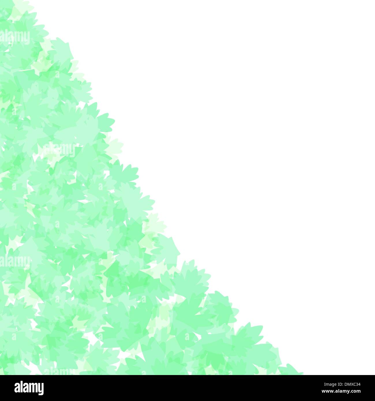 Spring leafs abstract border. vector background Stock Vector Image ...