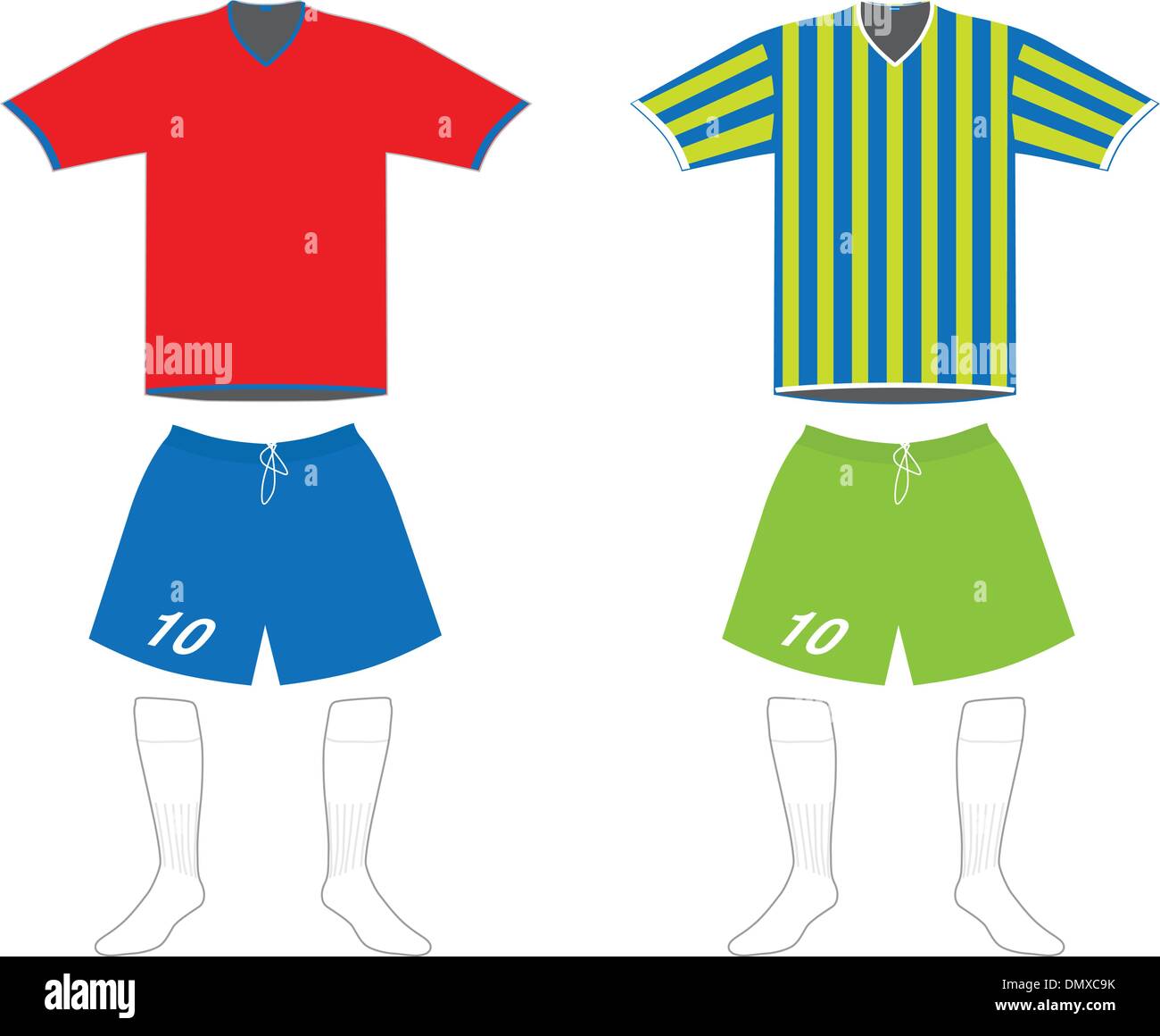 Football uniform design Stock Vector Images - Alamy