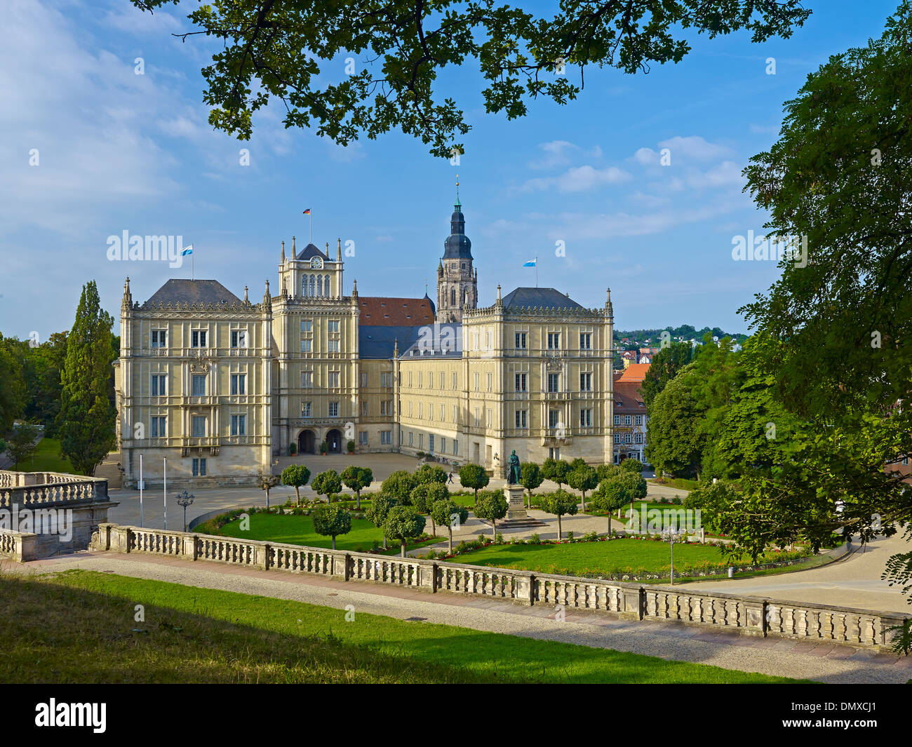 Ehrenburg Palace at Schlossplatz square in Coburg, Upper Franconia ...