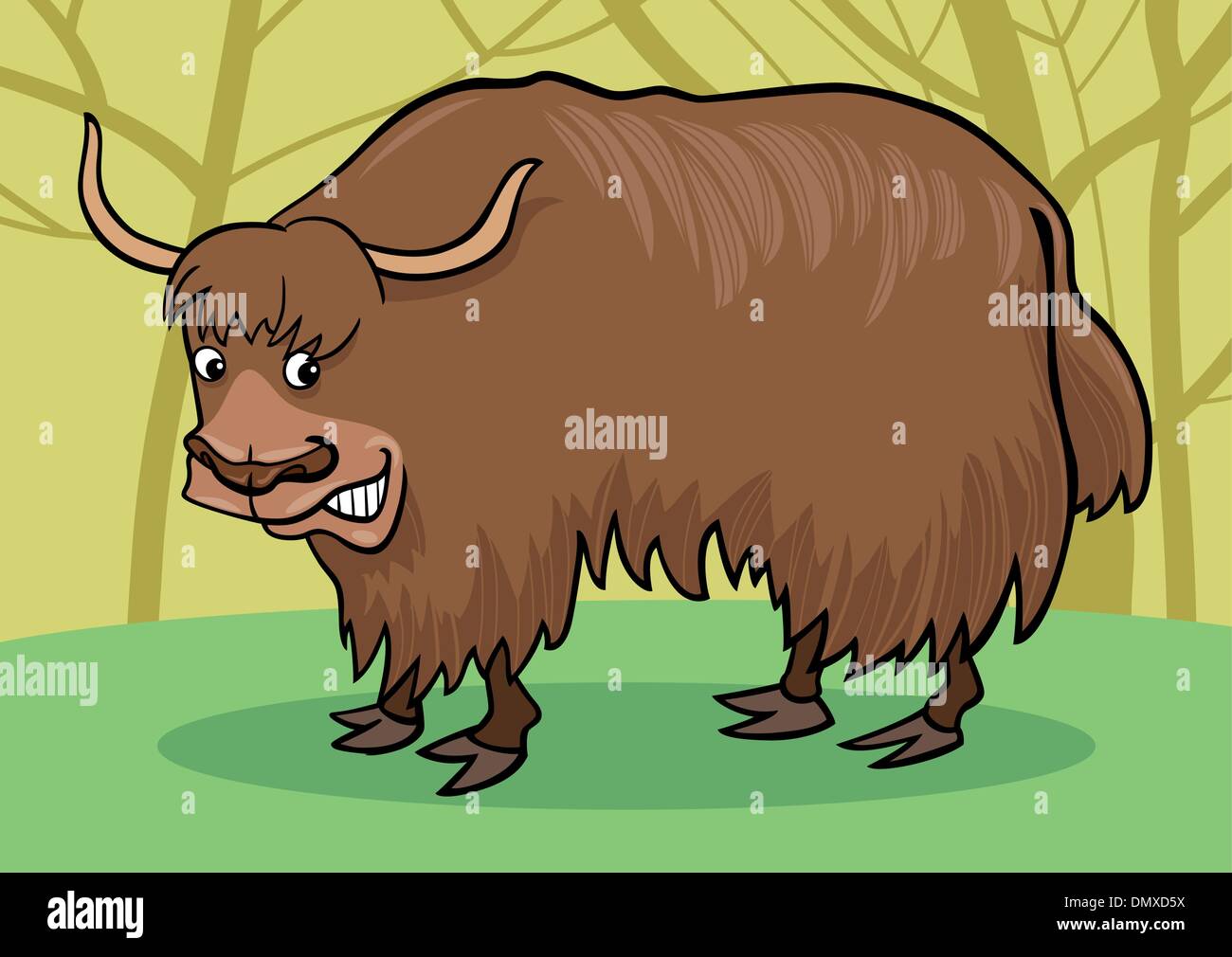 Yak hair Stock Vector Images - Alamy