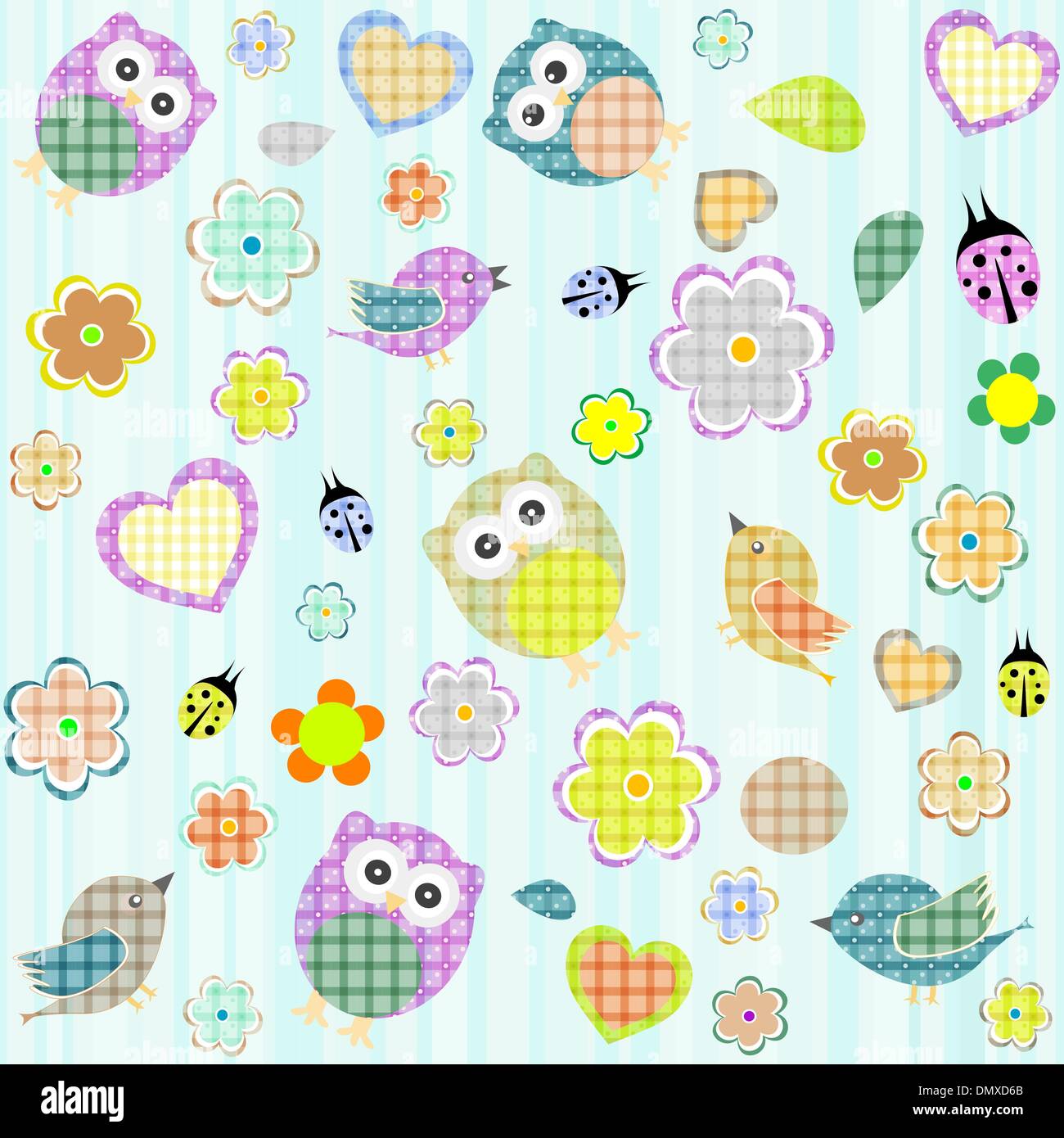 Woman and owl Stock Vector Images - Alamy