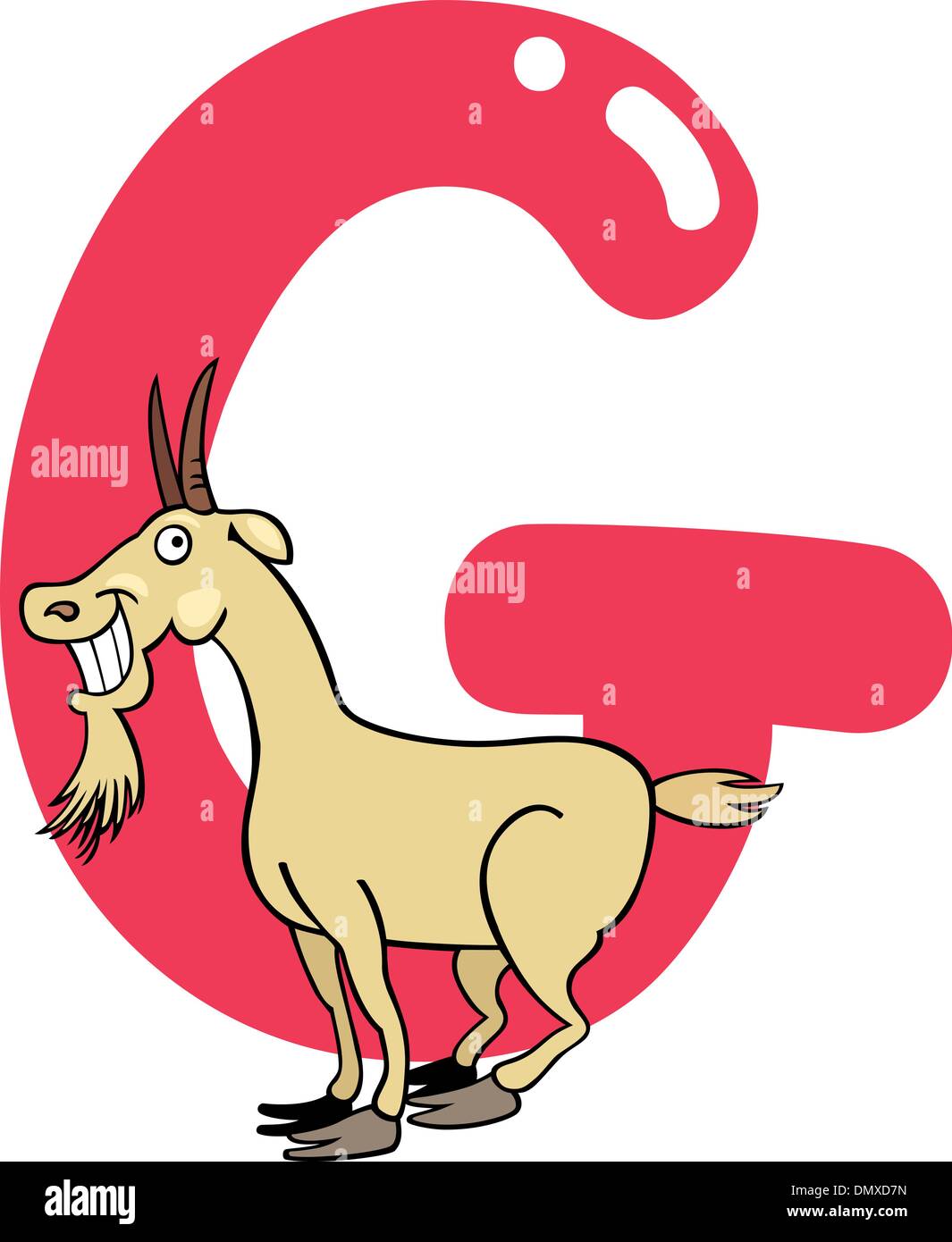 Goat Outline Clipart Letters