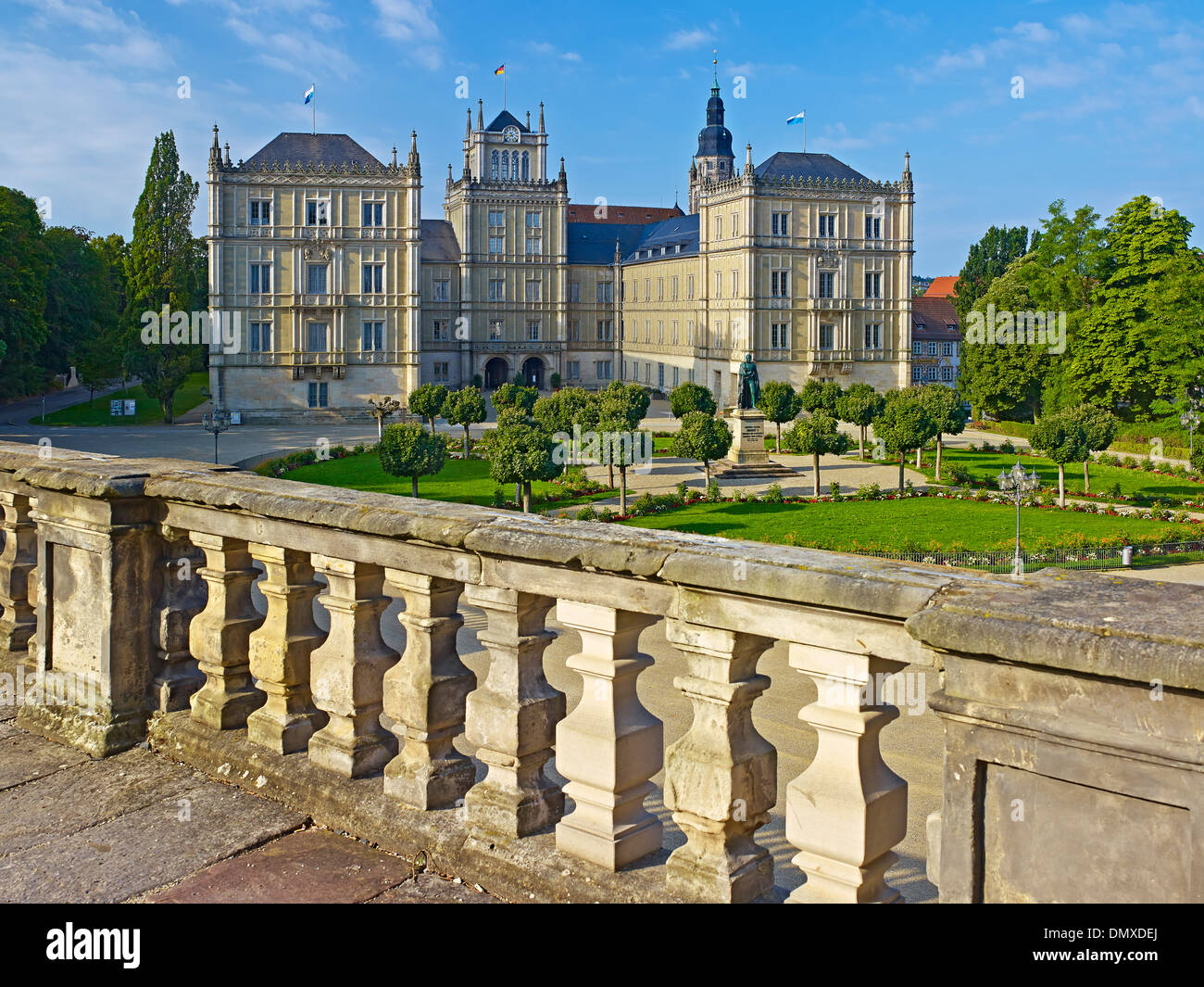 Ehrenburg Palace at Schlossplatz square in Coburg, Upper Franconia ...