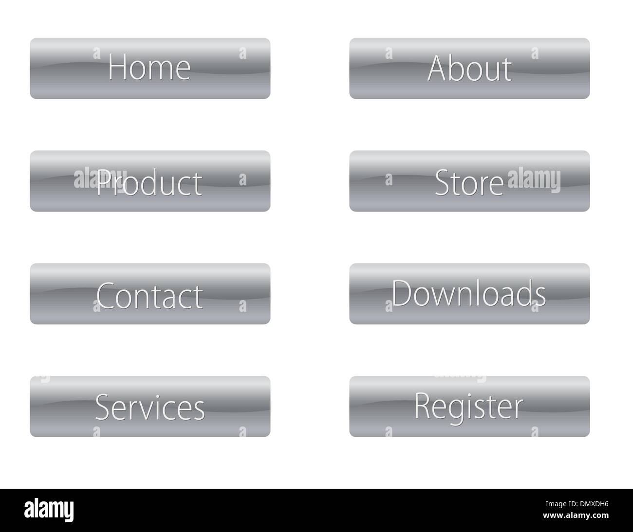 All buttons Stock Vector Images - Alamy