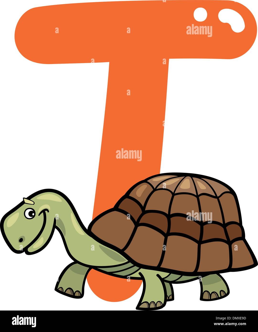 T for turtle Stock Vector Image & Art - Alamy