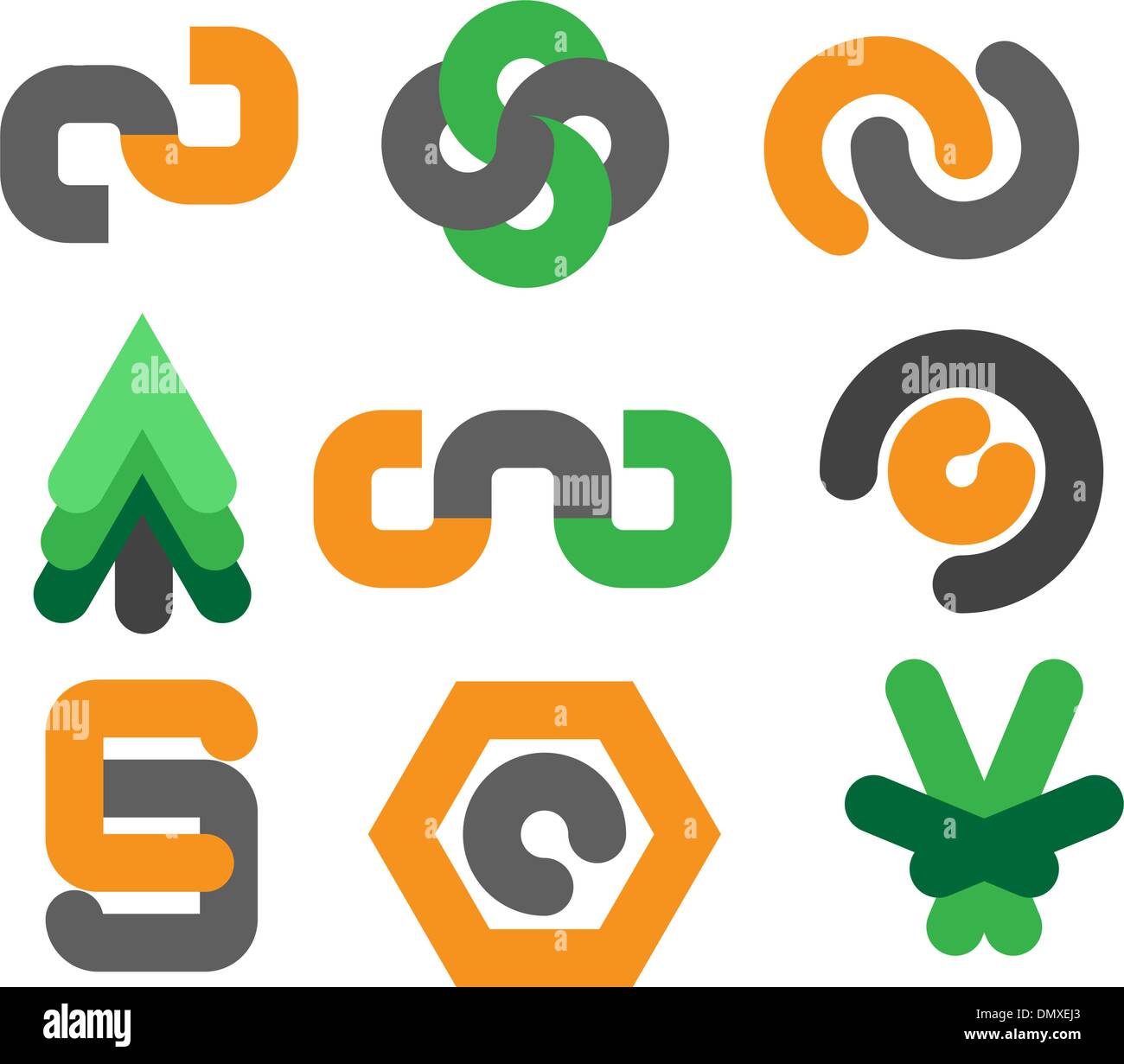 Abstract icons for background Stock Vector Images - Alamy
