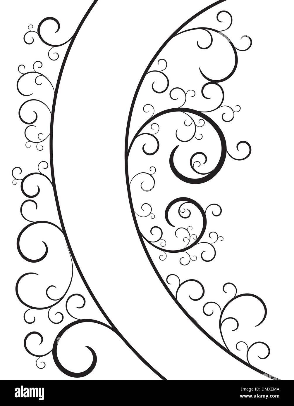 Branch shape paintings Black and White Stock Photos & Images - Alamy