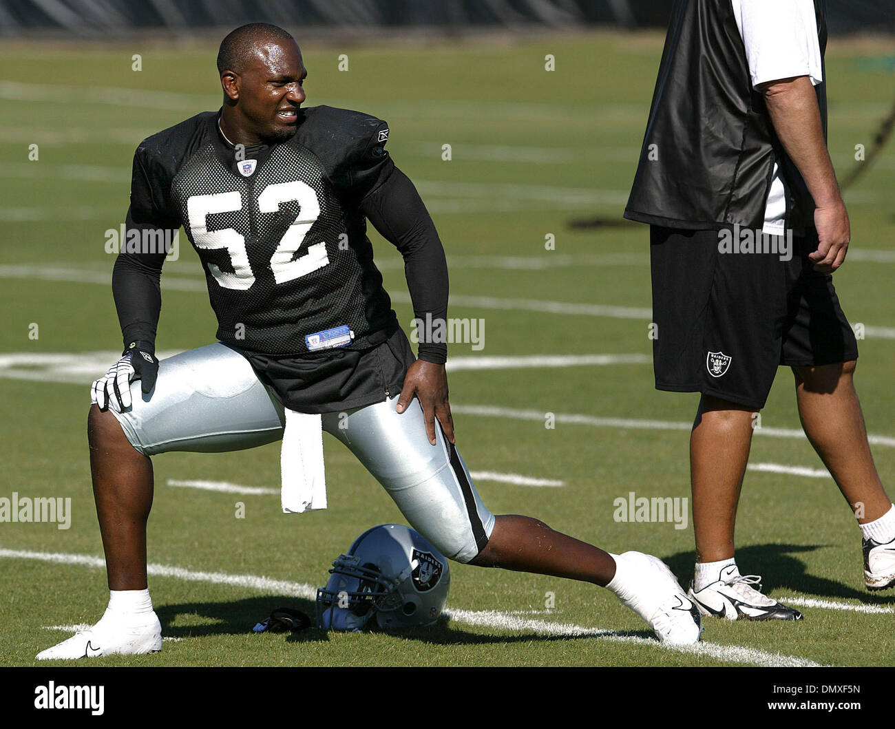 MONDAY JULY 24, 2006 NAPA, CA. - Raiders Linebacker Kirk Morrison ...