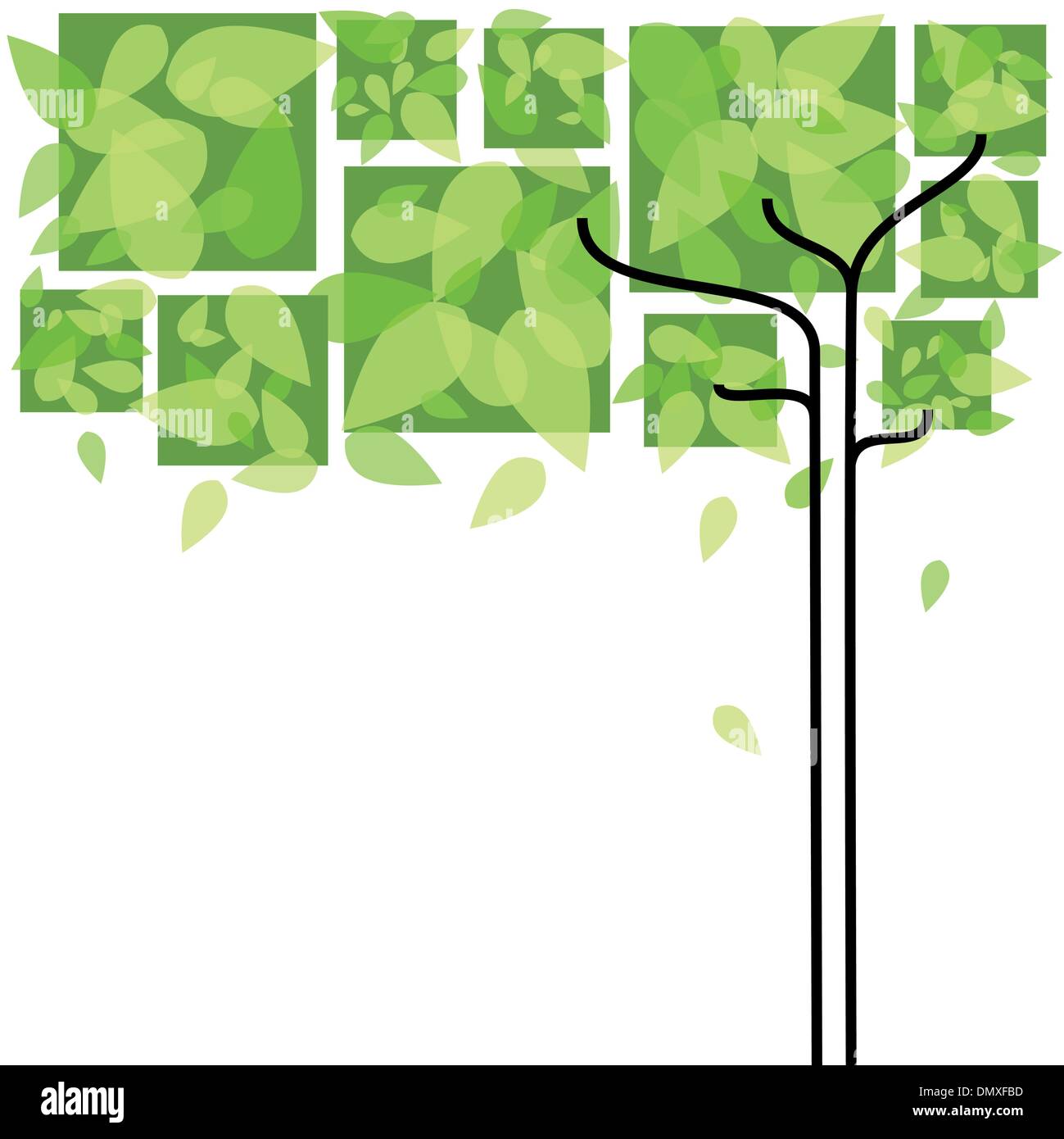 Abstract green tree Stock Vector Image & Art - Alamy
