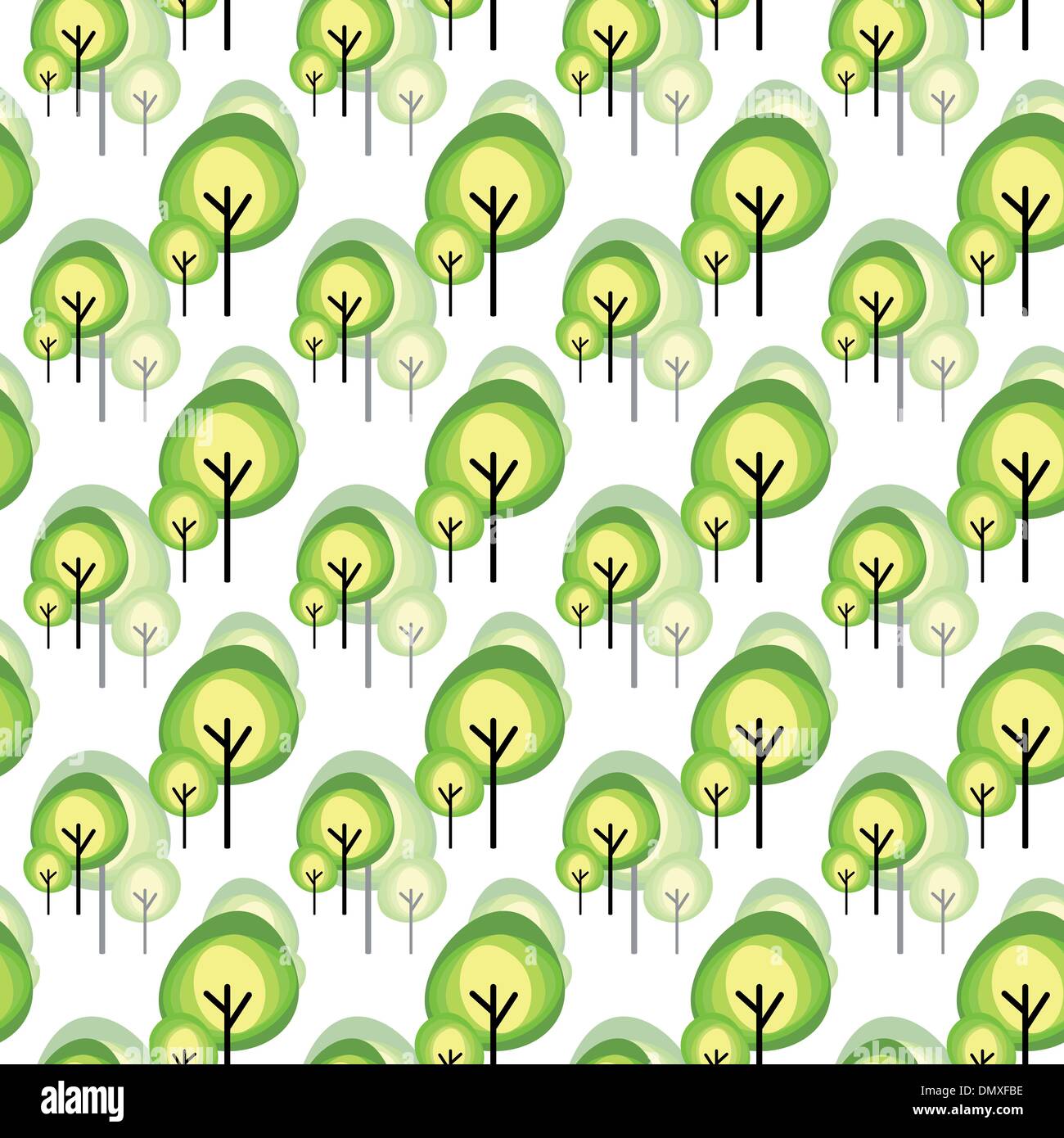 Green forest pattern Stock Vector Images - Alamy