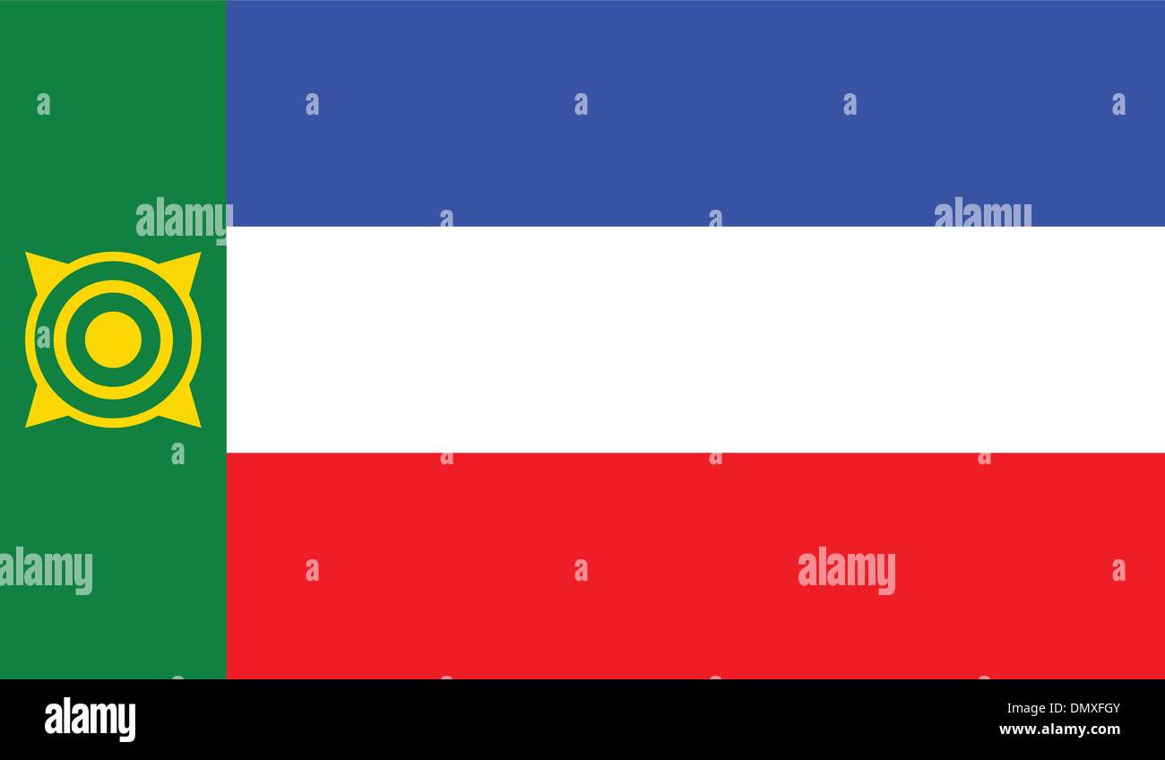 Flag of the republic of khakassia Stock Vector Images - Alamy