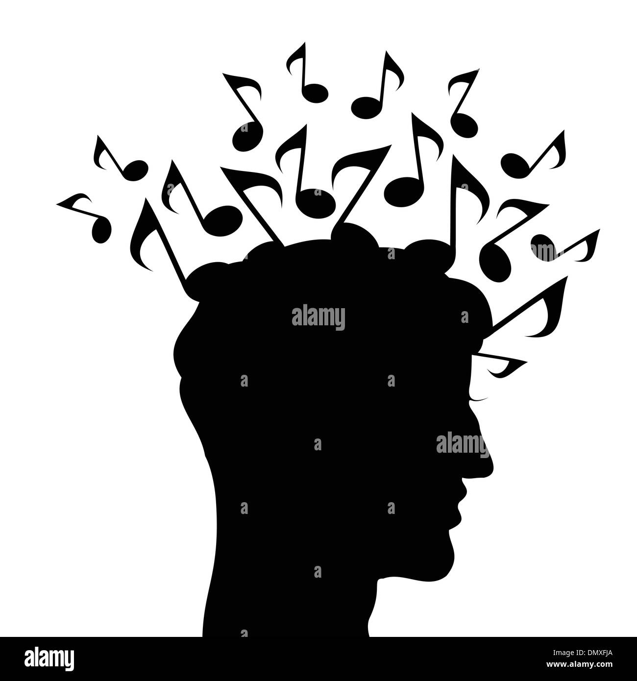 Musical note border Black and White Stock Photos & Images - Alamy