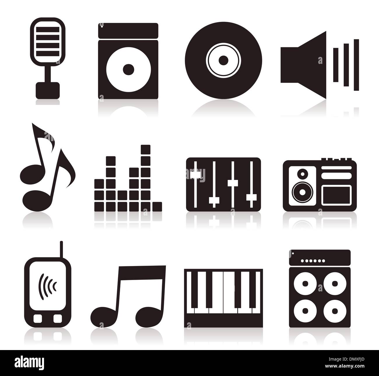 Musical environment Stock Vector Images - Alamy