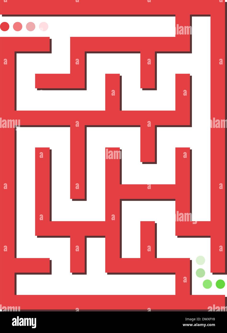 Labyrinth Design Stock Vector Images - Alamy