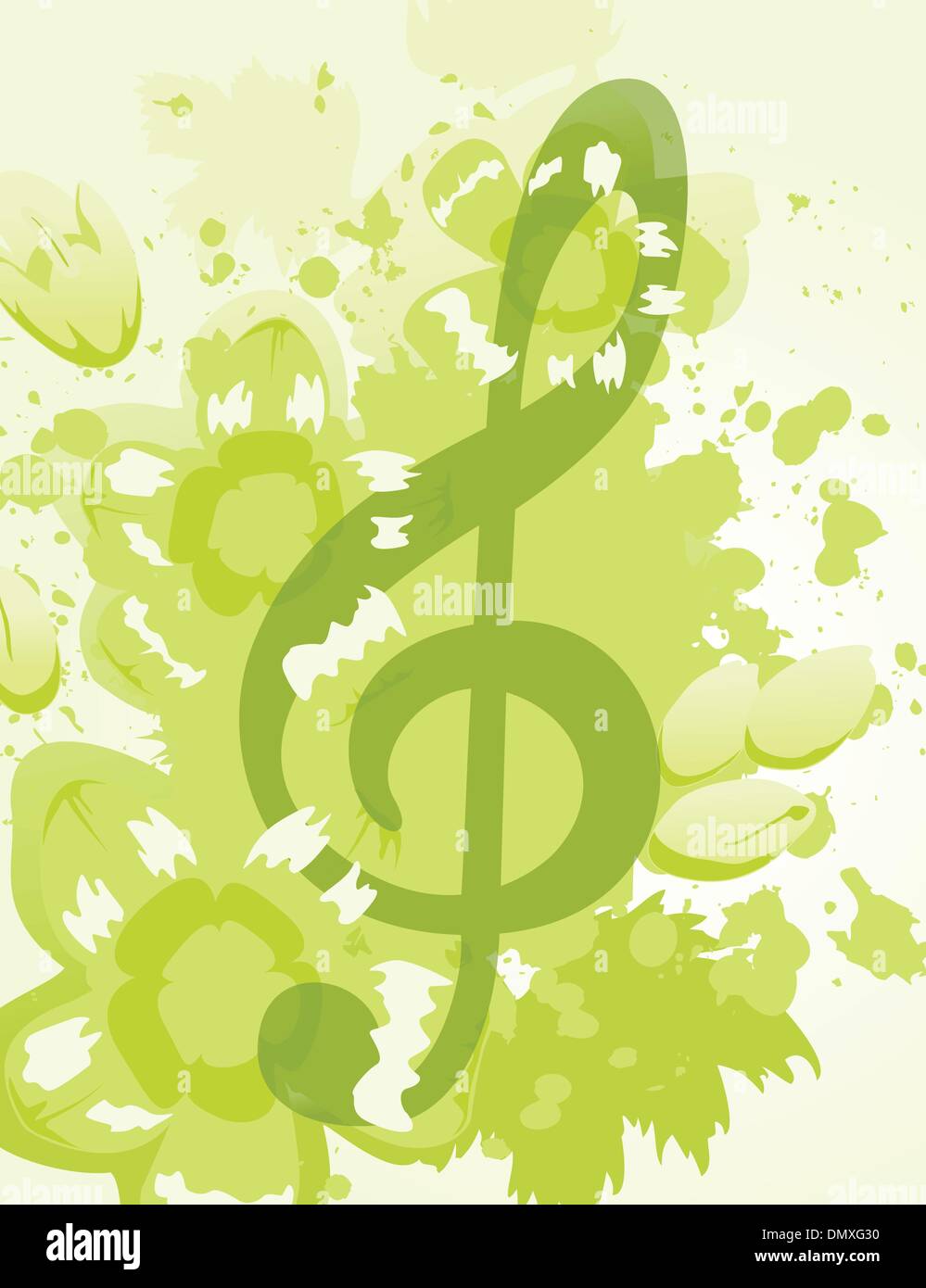 Clef flower Stock Vector Images - Alamy