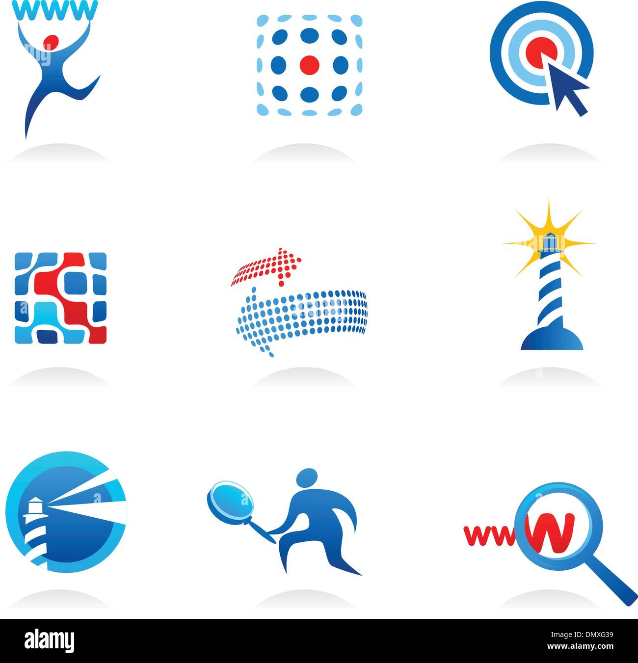 Logos symbols icons hi-res stock photography and images - Alamy