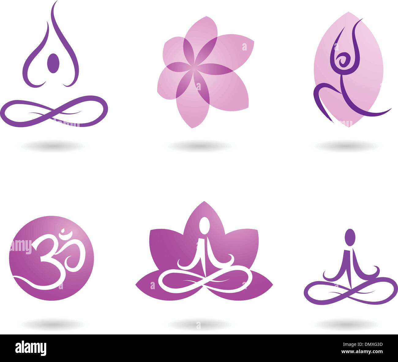Yoga symbols hi-res stock photography and images - Alamy