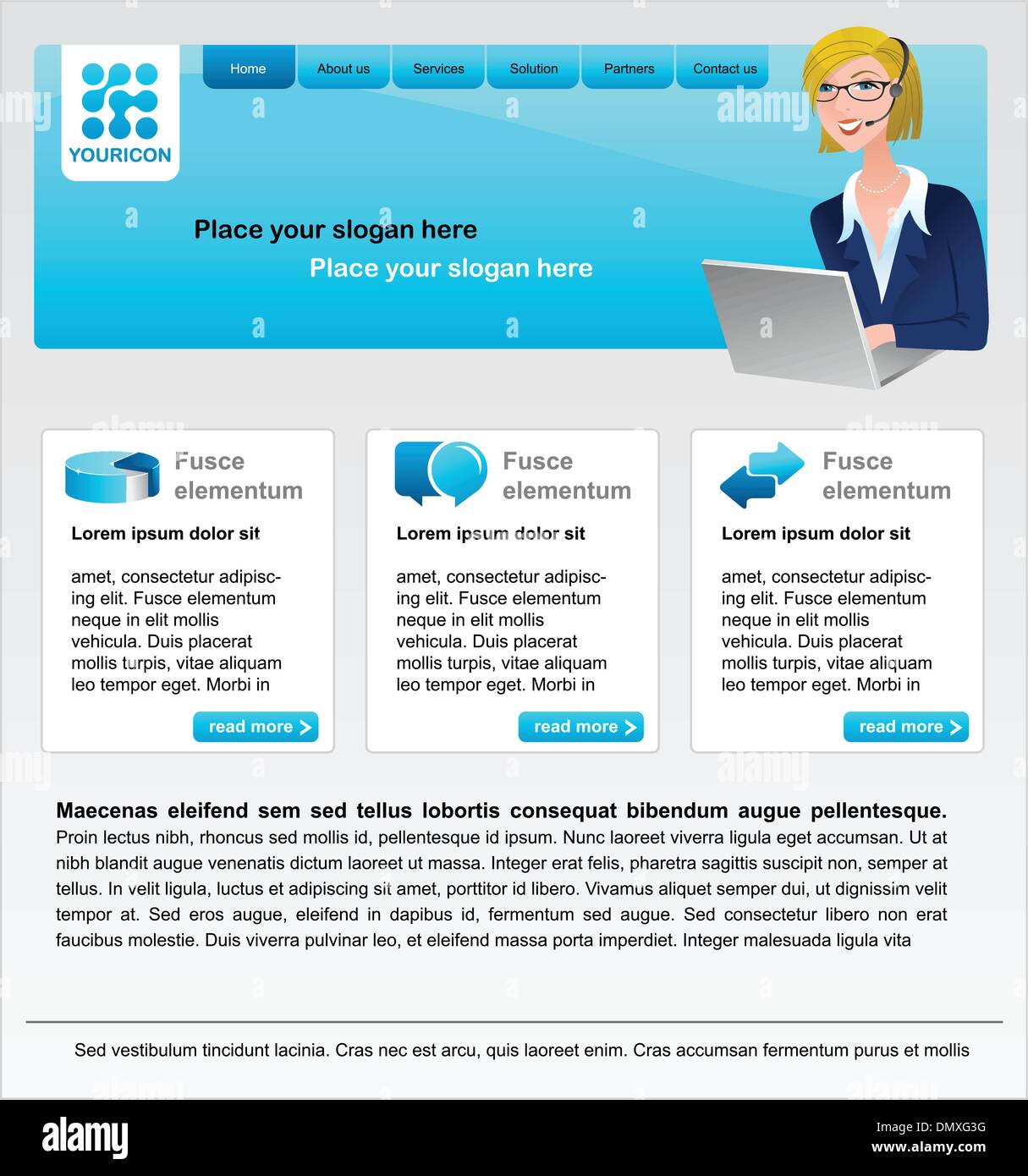 design of website and logo Stock Vector Image & Art - Alamy